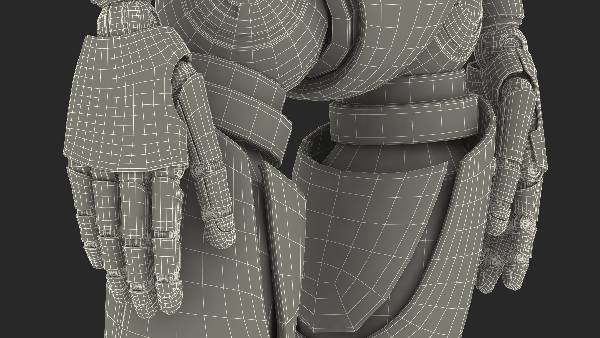 3D model Sci Fi Humanoid Male Robot Standing Pose - TurboSquid 2099504