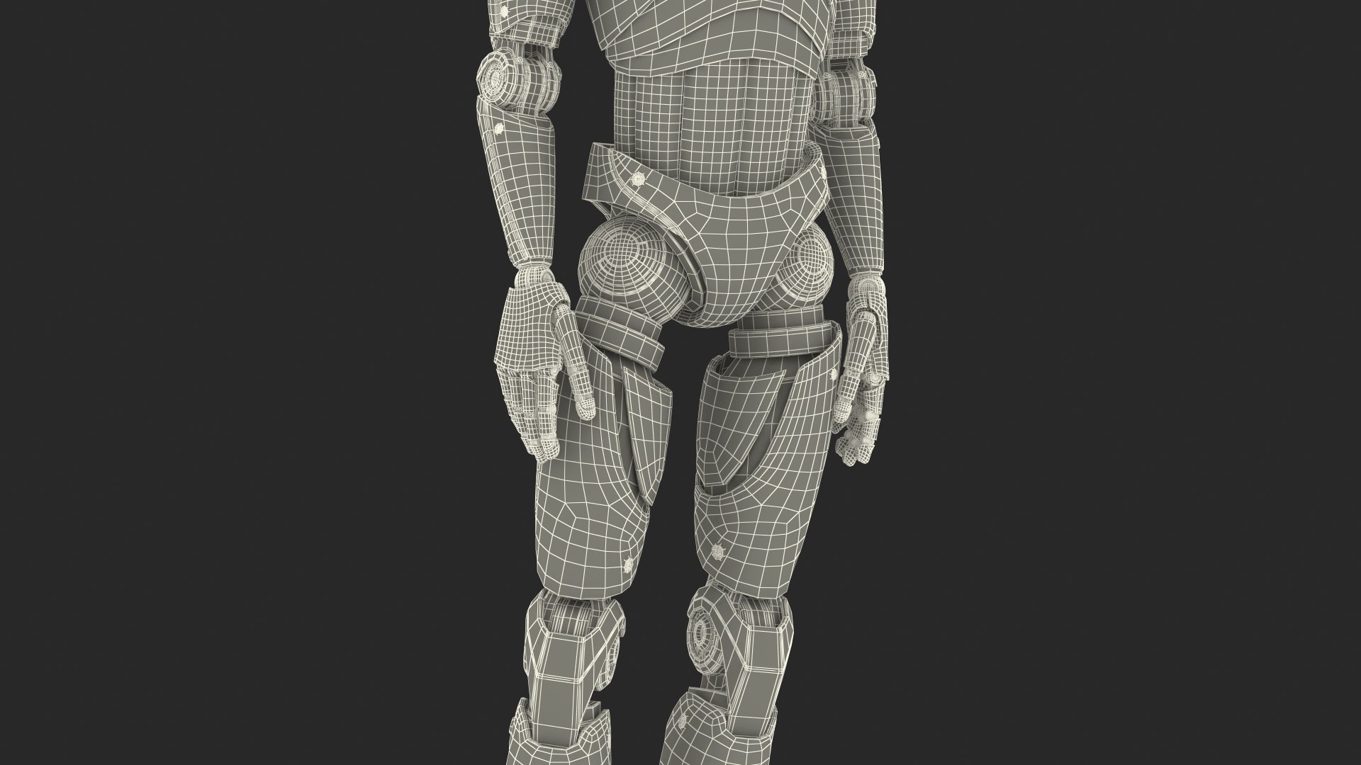 3D model Sci Fi Humanoid Male Robot Standing Pose - TurboSquid 2099504