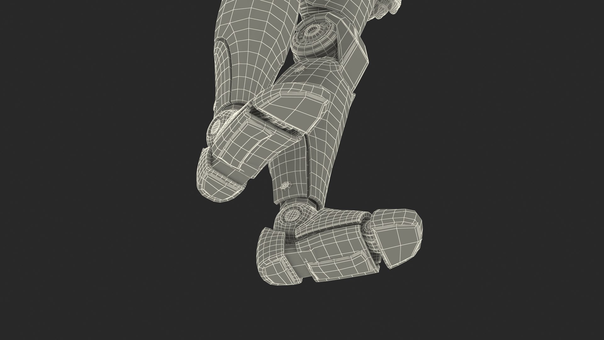 3D model Sci Fi Humanoid Male Robot Standing Pose - TurboSquid 2099504