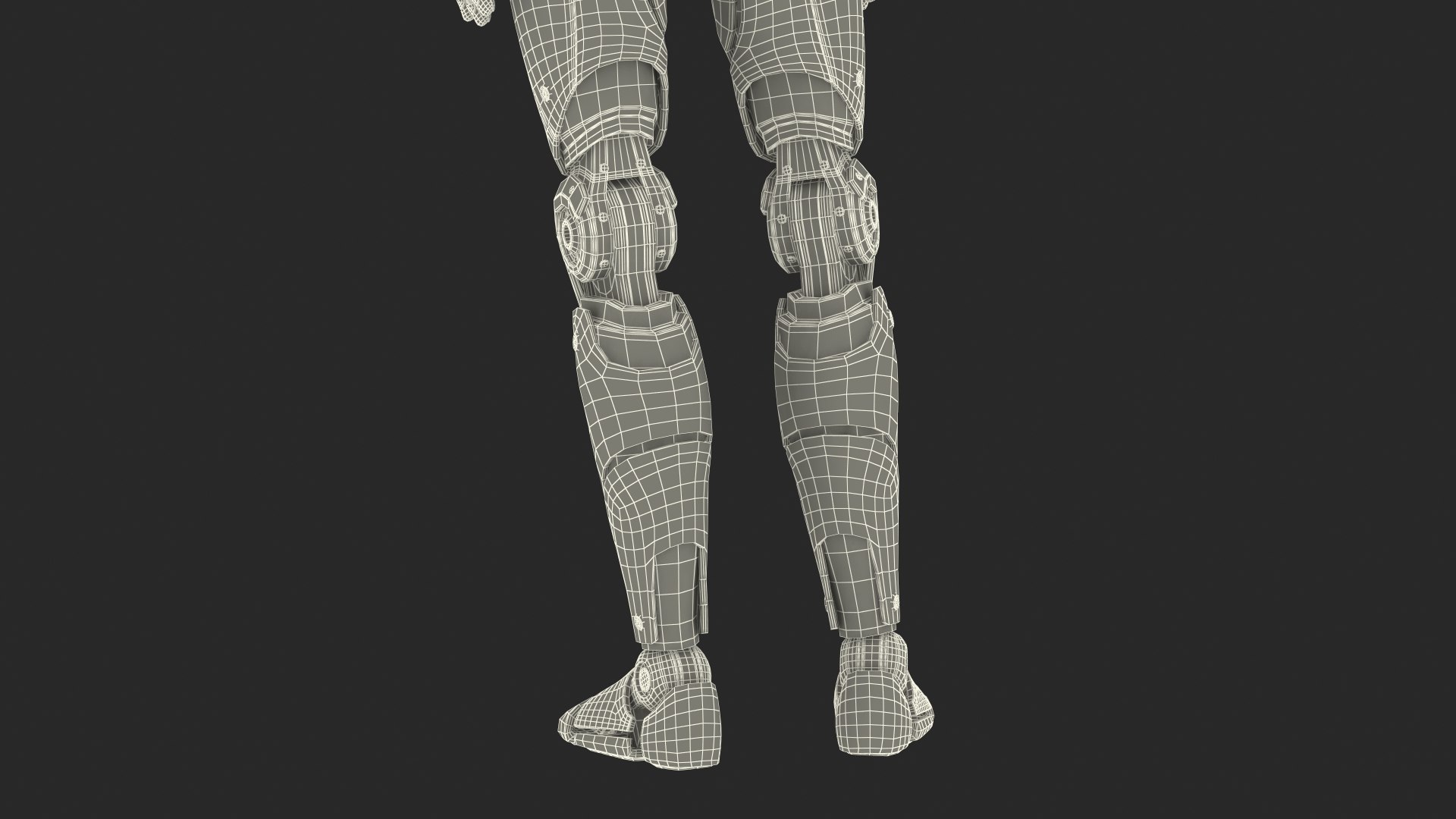 3D model Sci Fi Humanoid Male Robot Standing Pose - TurboSquid 2099504