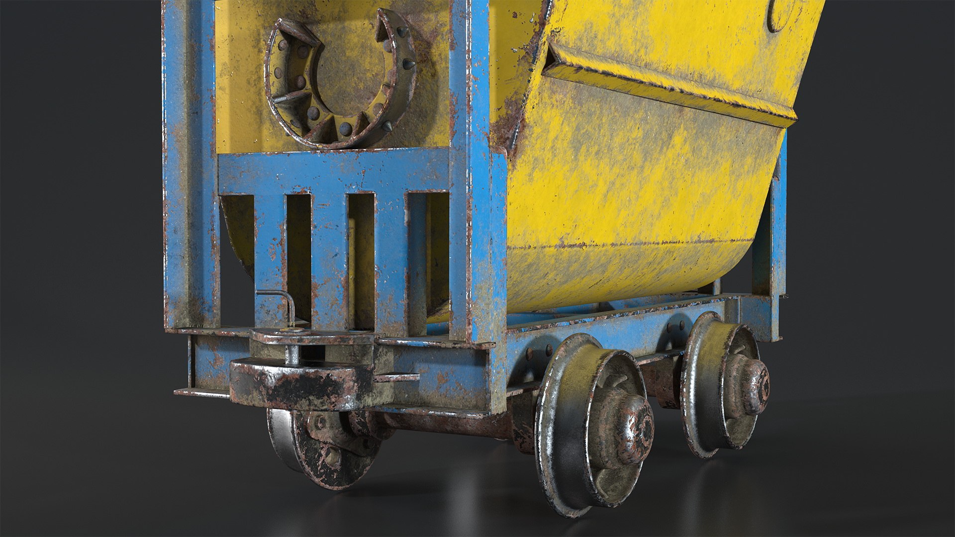 Wagon Dusty 3D Model - TurboSquid 1511198