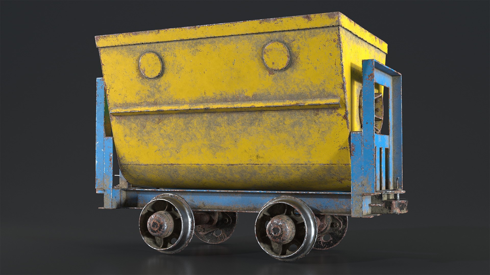 Wagon Dusty 3D Model - TurboSquid 1511198