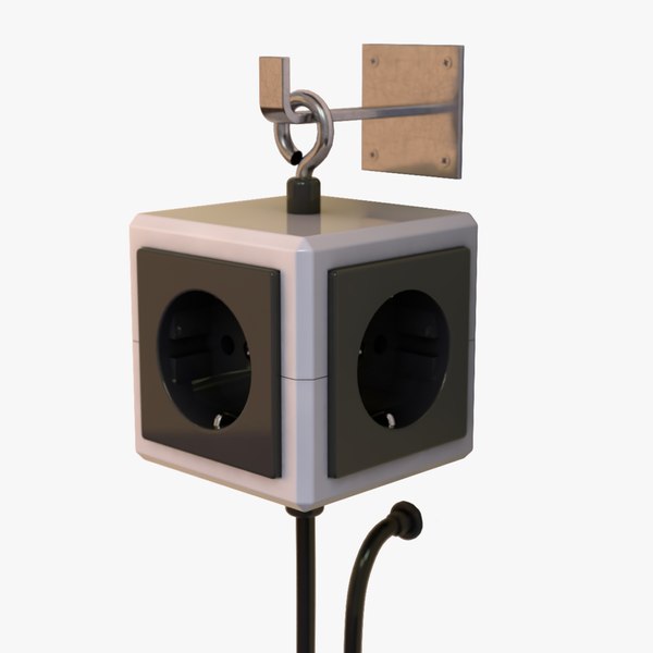 Power Socket Cube 3D model - TurboSquid 1728582