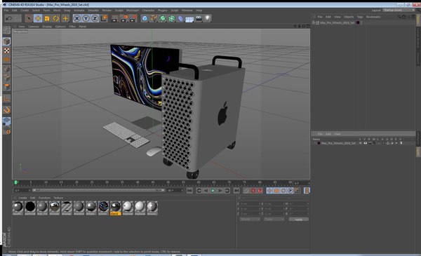 3D mac pro wheels 2019 - TurboSquid 1424461