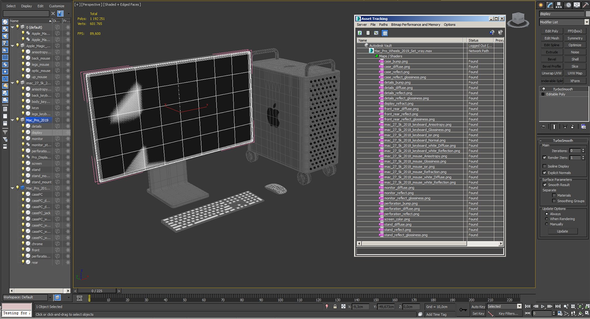 3D mac pro wheels 2019 - TurboSquid 1424461