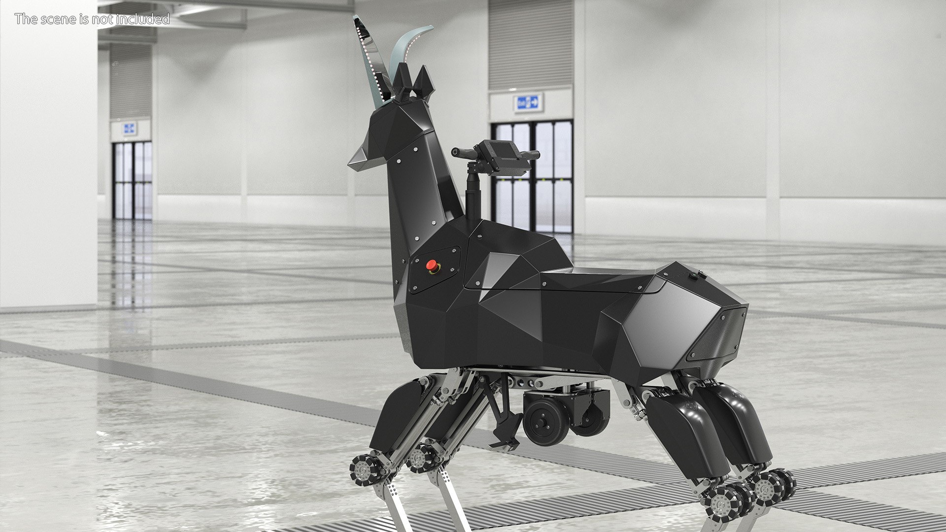 3D Black Ridable Goat Robot Rigged - TurboSquid 2119196