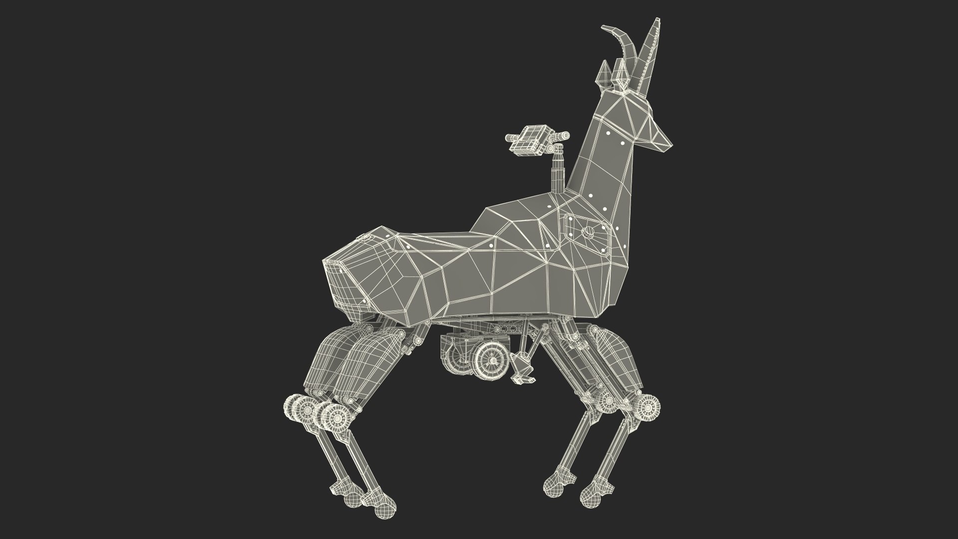 3D Black Ridable Goat Robot Rigged - TurboSquid 2119196