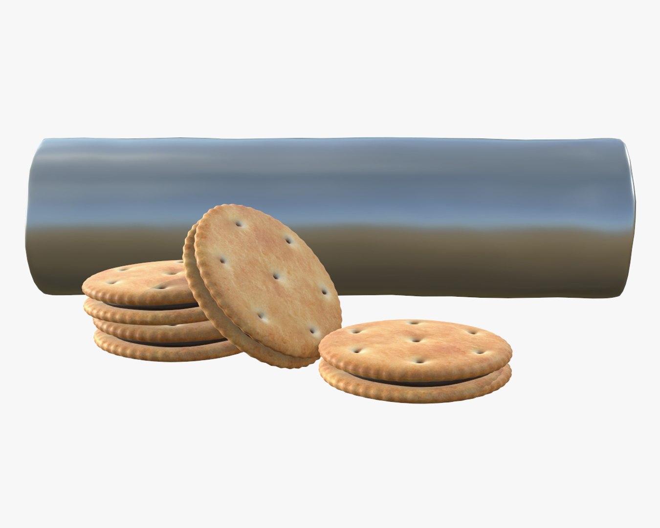 3D package pack cookie model - TurboSquid 1433044