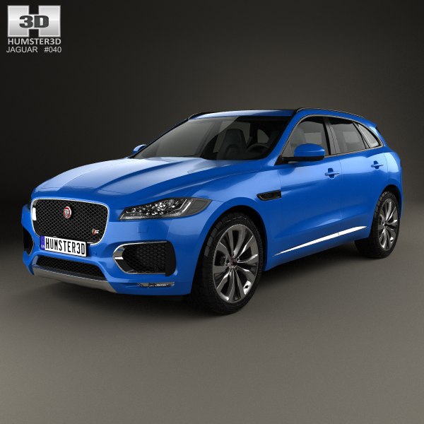 F-pace pace f 3D model - TurboSquid 1214833