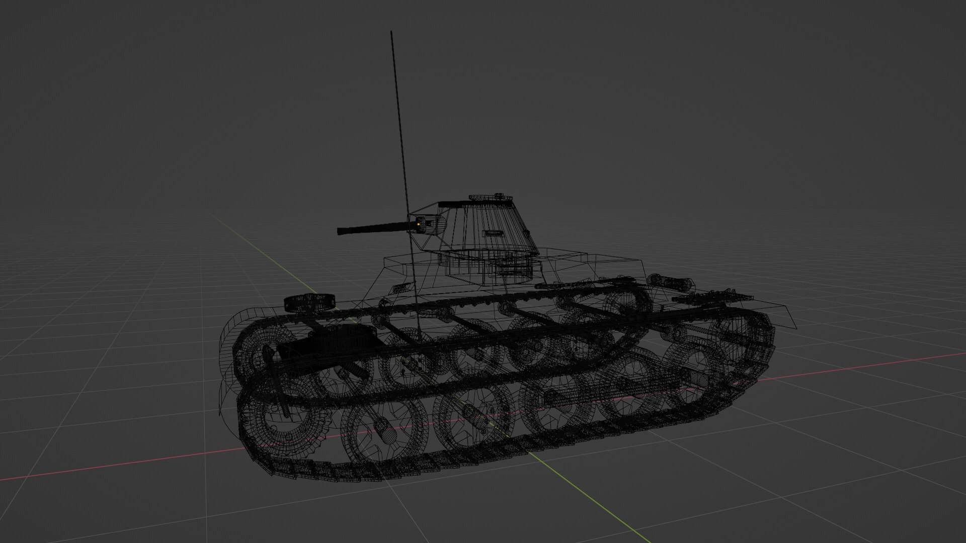 WW2 German Panzer Kampfwagon I Model - TurboSquid 2393287
