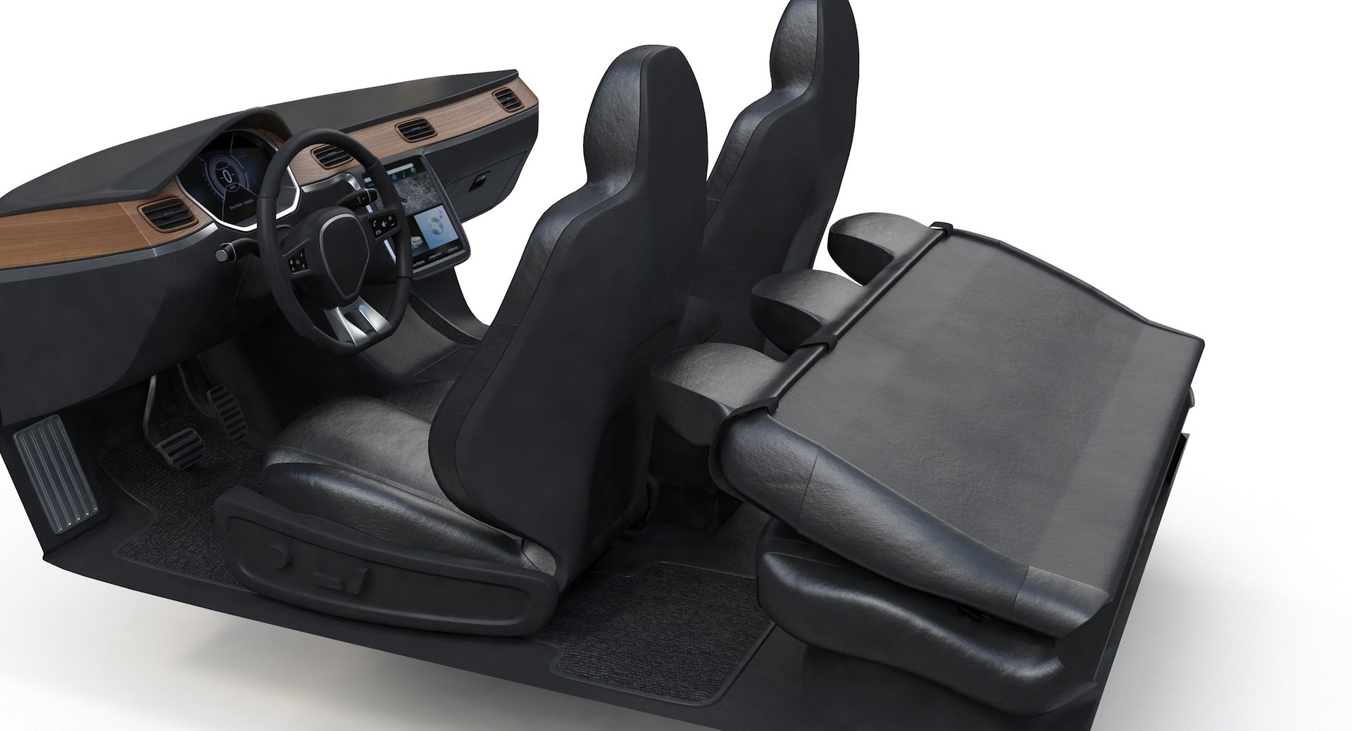 3D Generic Car Interior - TurboSquid 1286205
