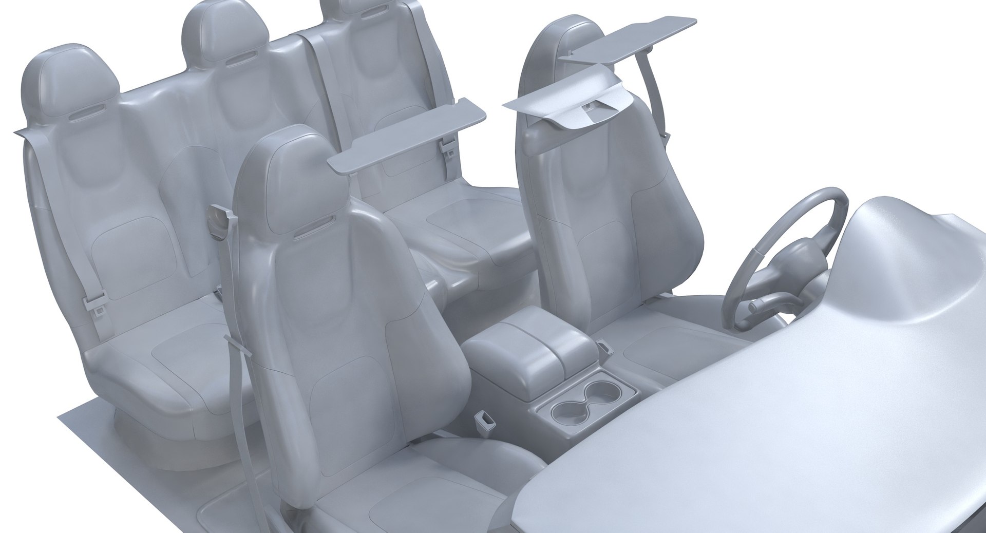3D Generic Car Interior - TurboSquid 1286205