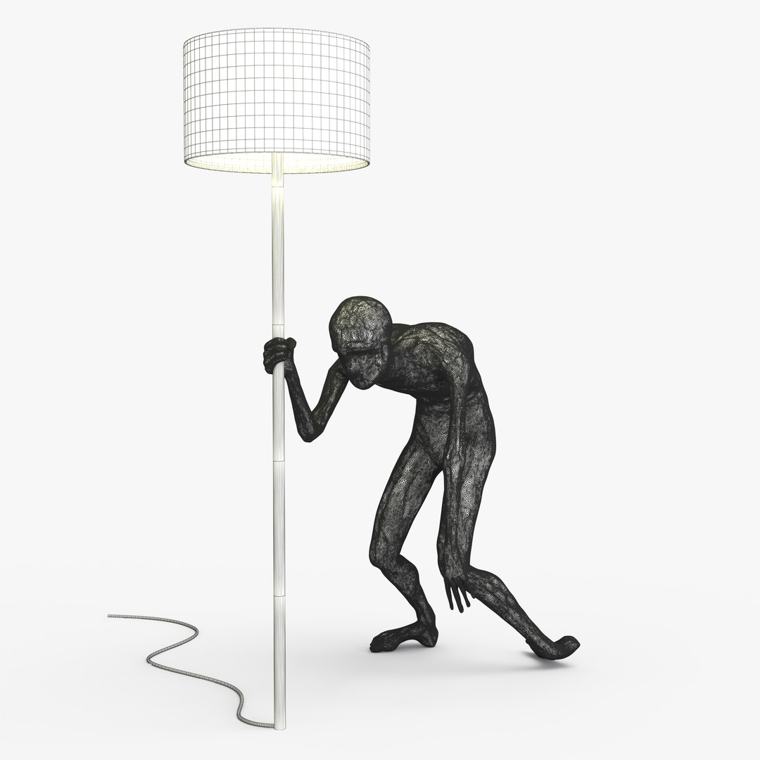 3D Old Men Lamp - TurboSquid 1791482