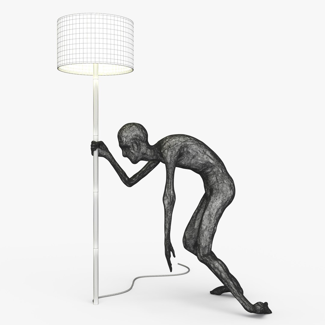 3D Old Men Lamp - TurboSquid 1791482