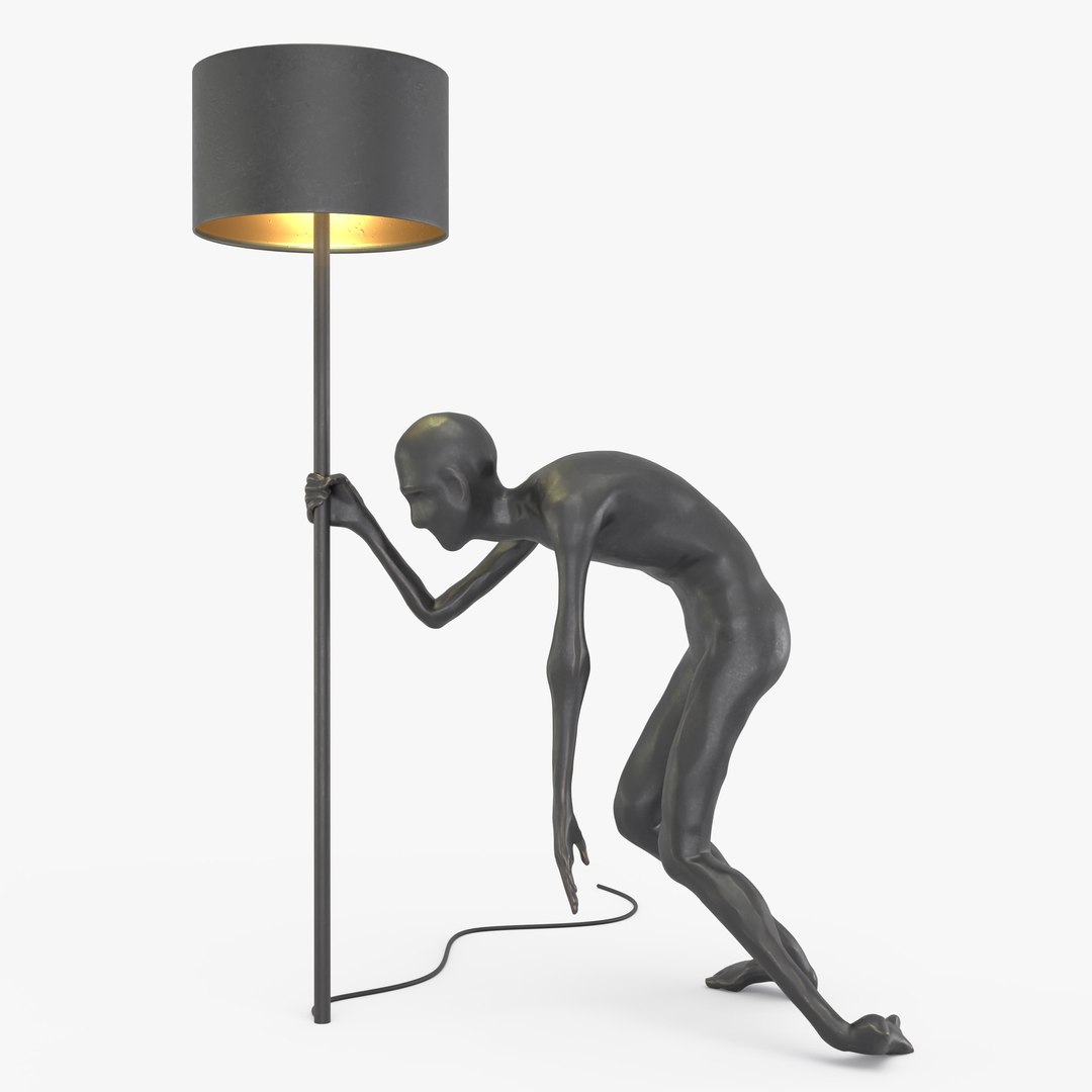 3D Old Men Lamp - TurboSquid 1791482