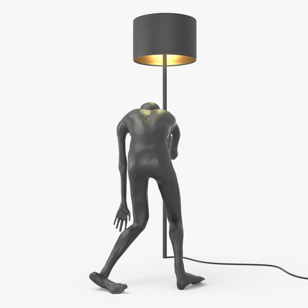 3D Old Men Lamp - TurboSquid 1791482
