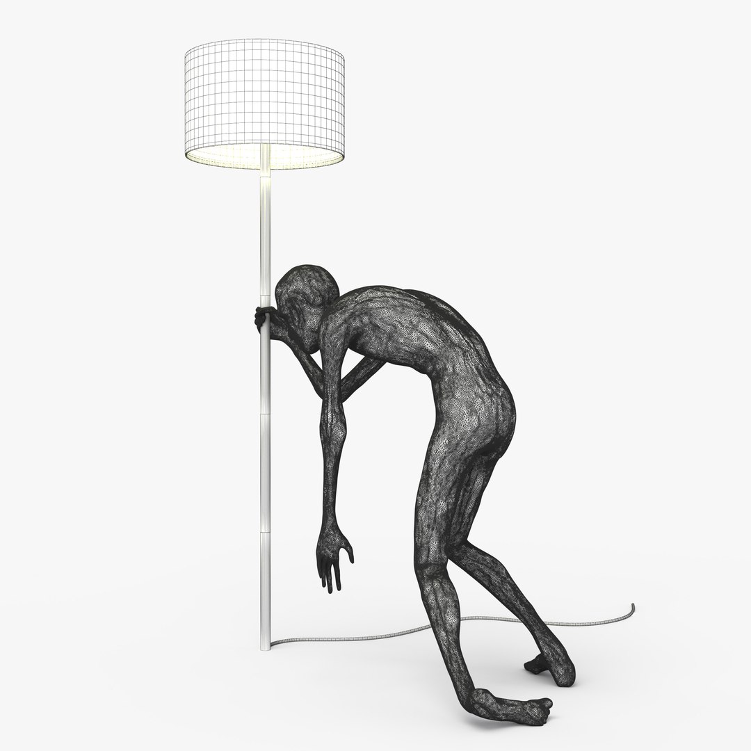 3D Old Men Lamp - TurboSquid 1791482