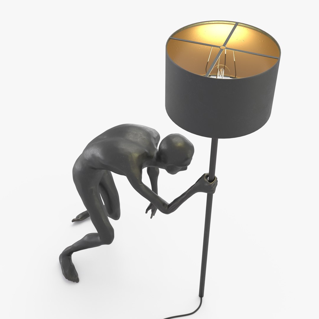3D Old Men Lamp - TurboSquid 1791482