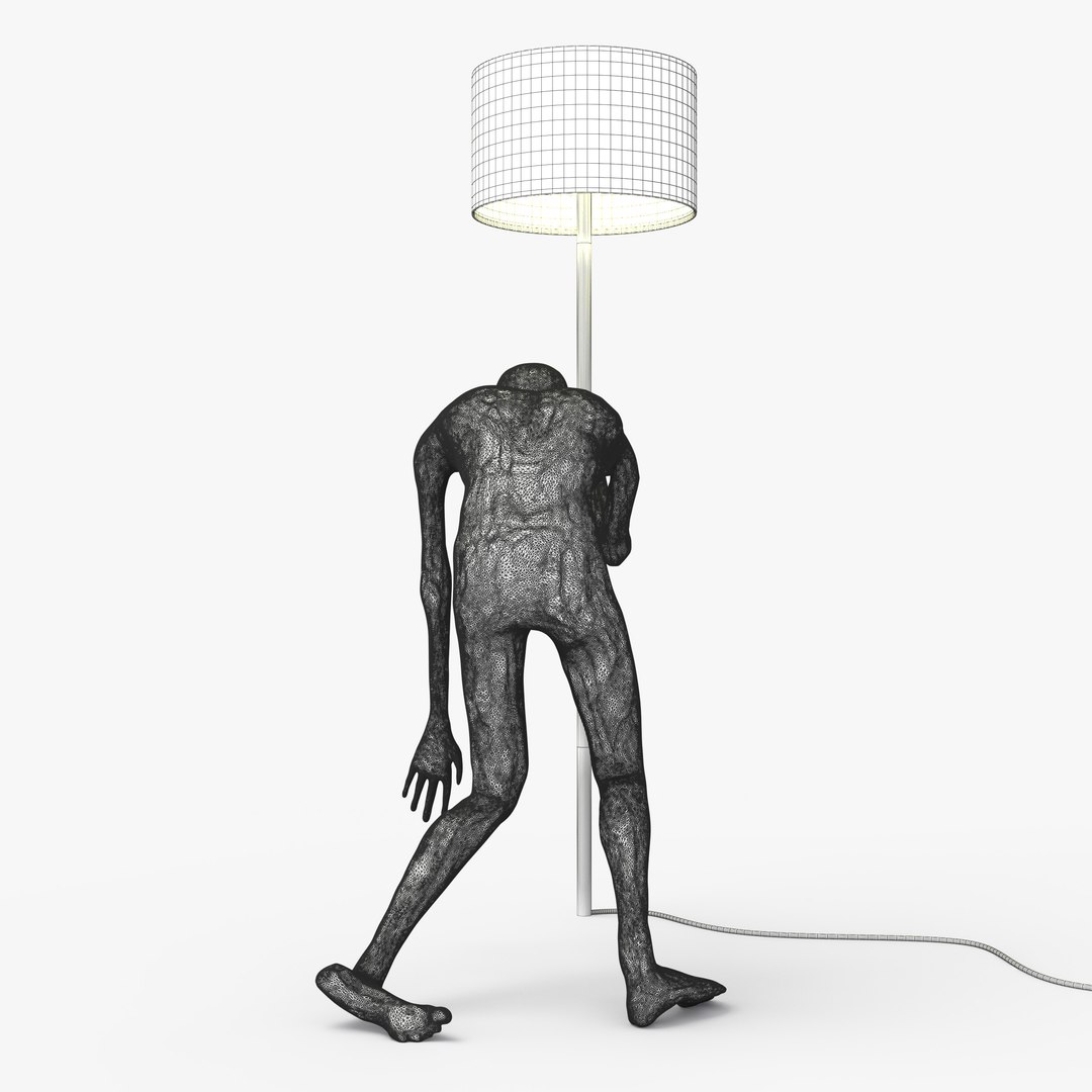 3D Old Men Lamp - TurboSquid 1791482