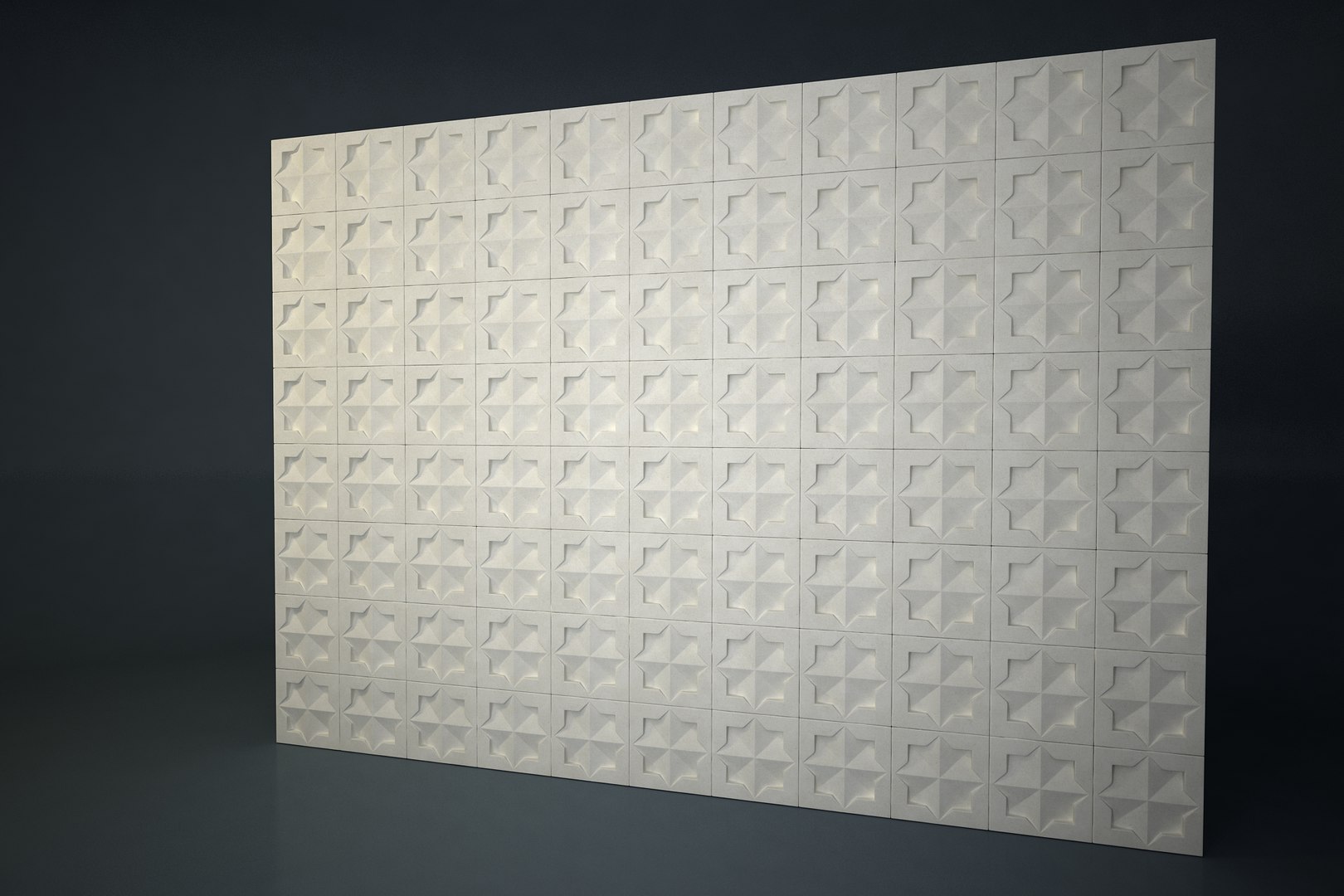 3D pattern wall - TurboSquid 1444620