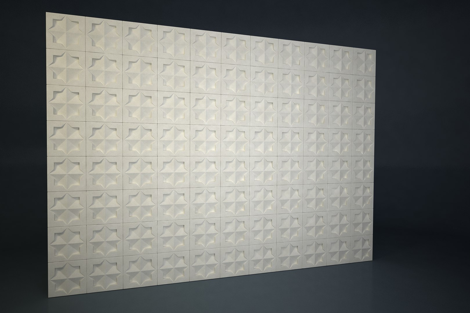 3D pattern wall - TurboSquid 1444620