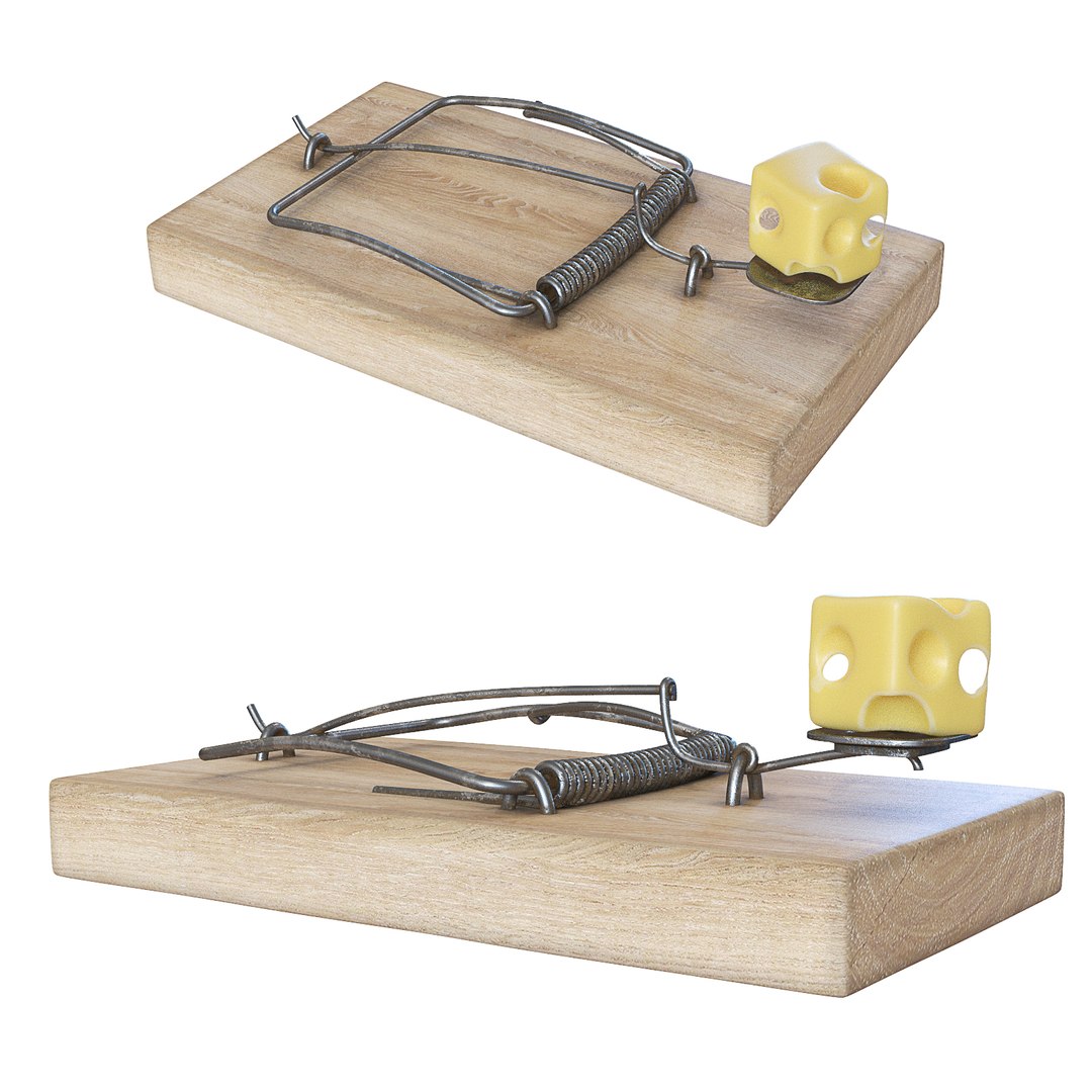 Mousetrap 3D model - TurboSquid 1561681