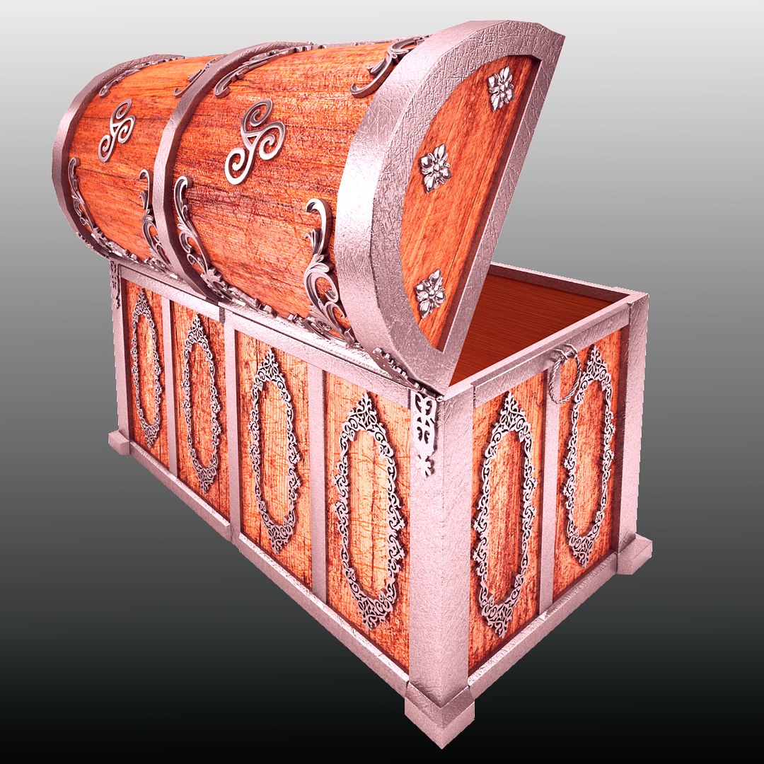 3d model chest animation