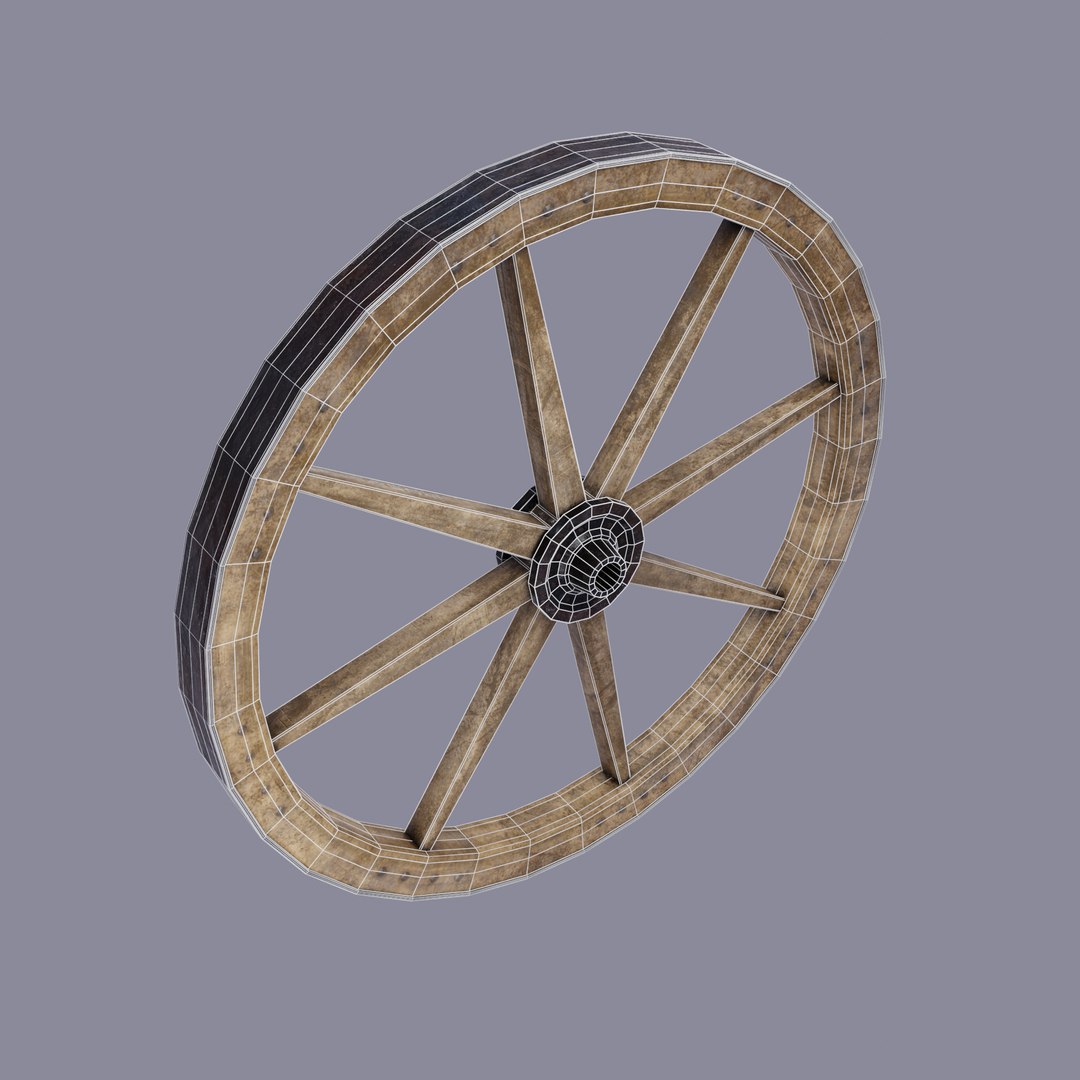 Low-poly Medieval Wheel Modelled 3D Model - TurboSquid 1693260