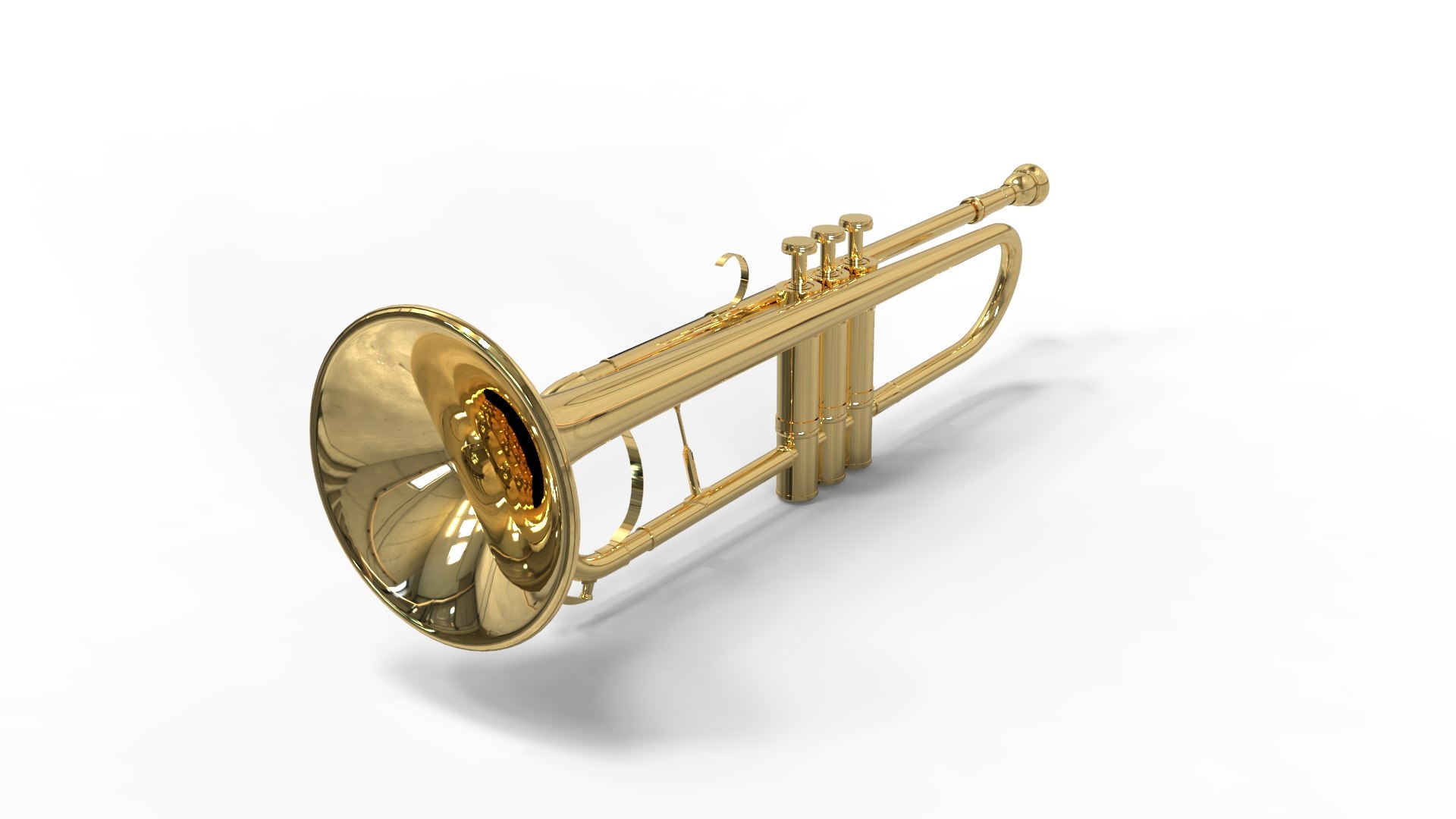 Trumpet Model - TurboSquid 1803014