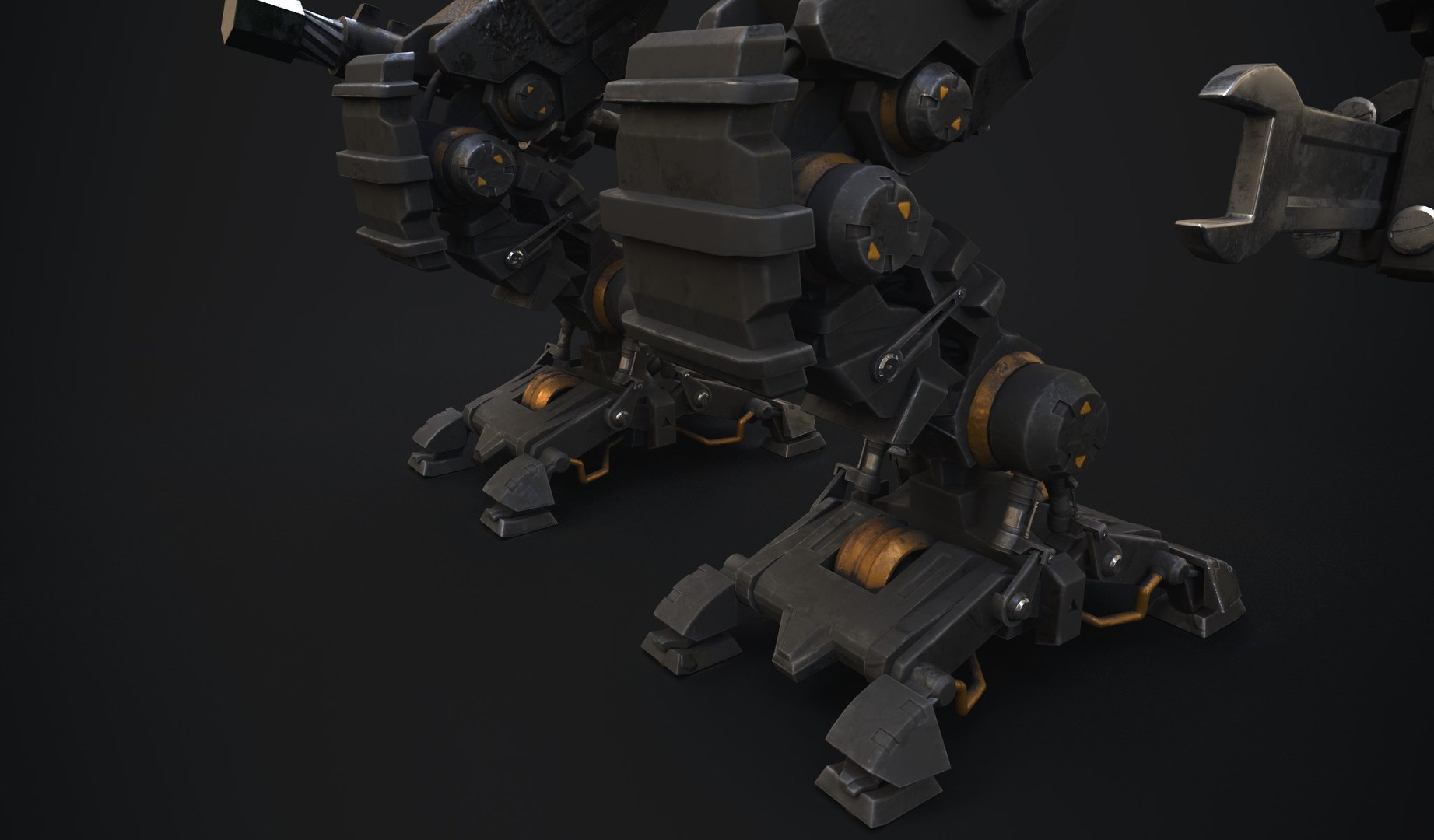Mech 3D model - TurboSquid 1583045