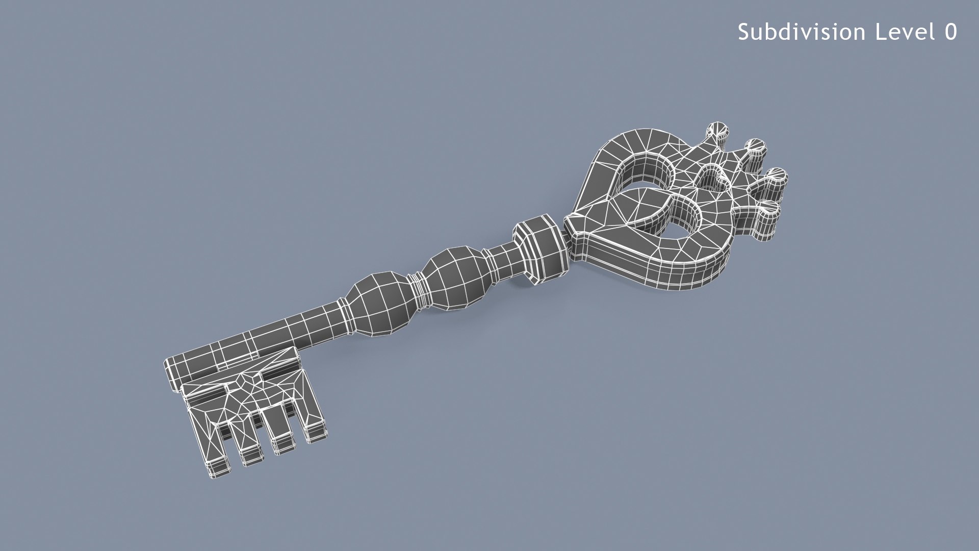 Key Silver 07 3D Model - TurboSquid 2005878