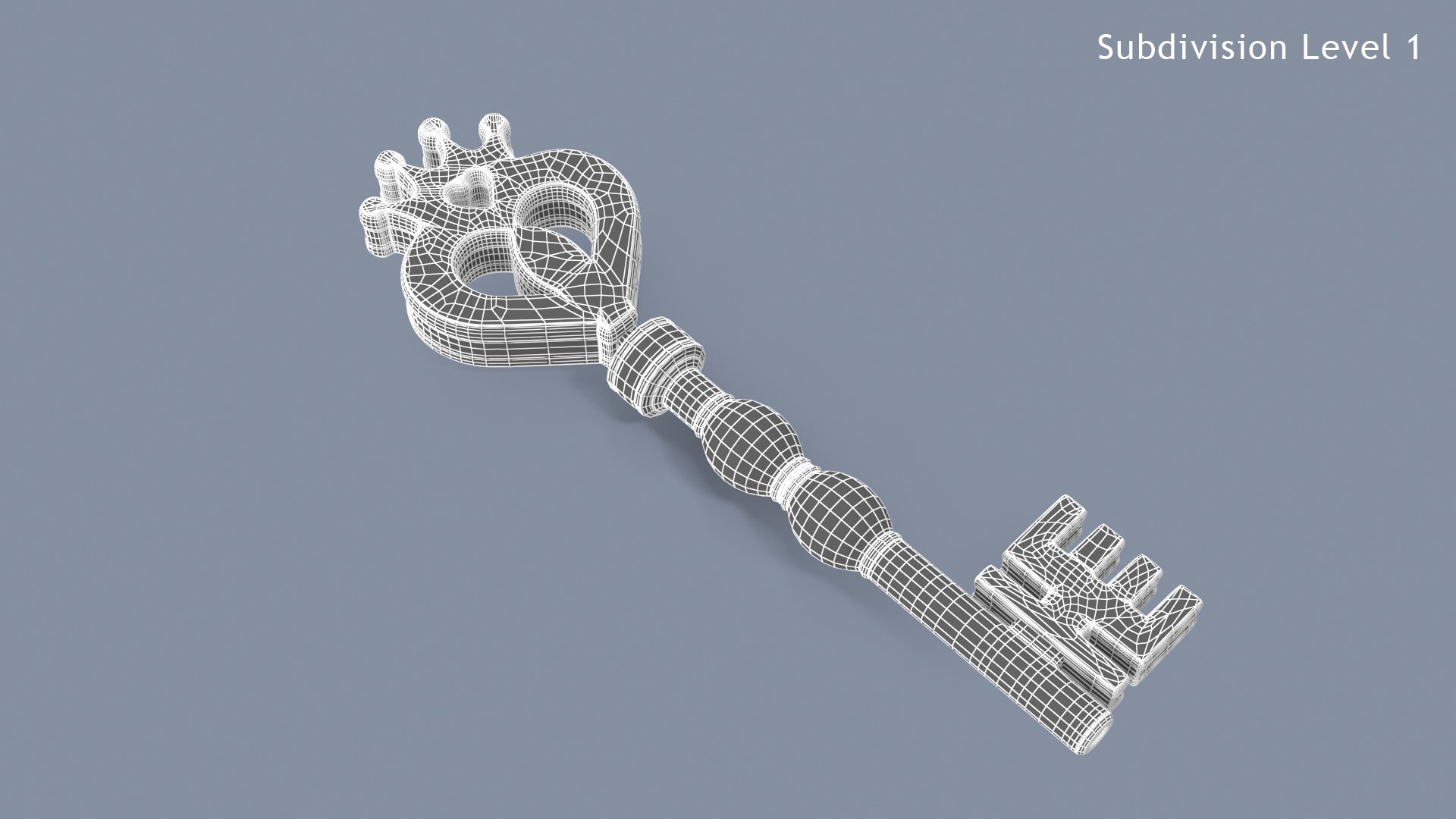 Key Silver 07 3D Model - TurboSquid 2005878