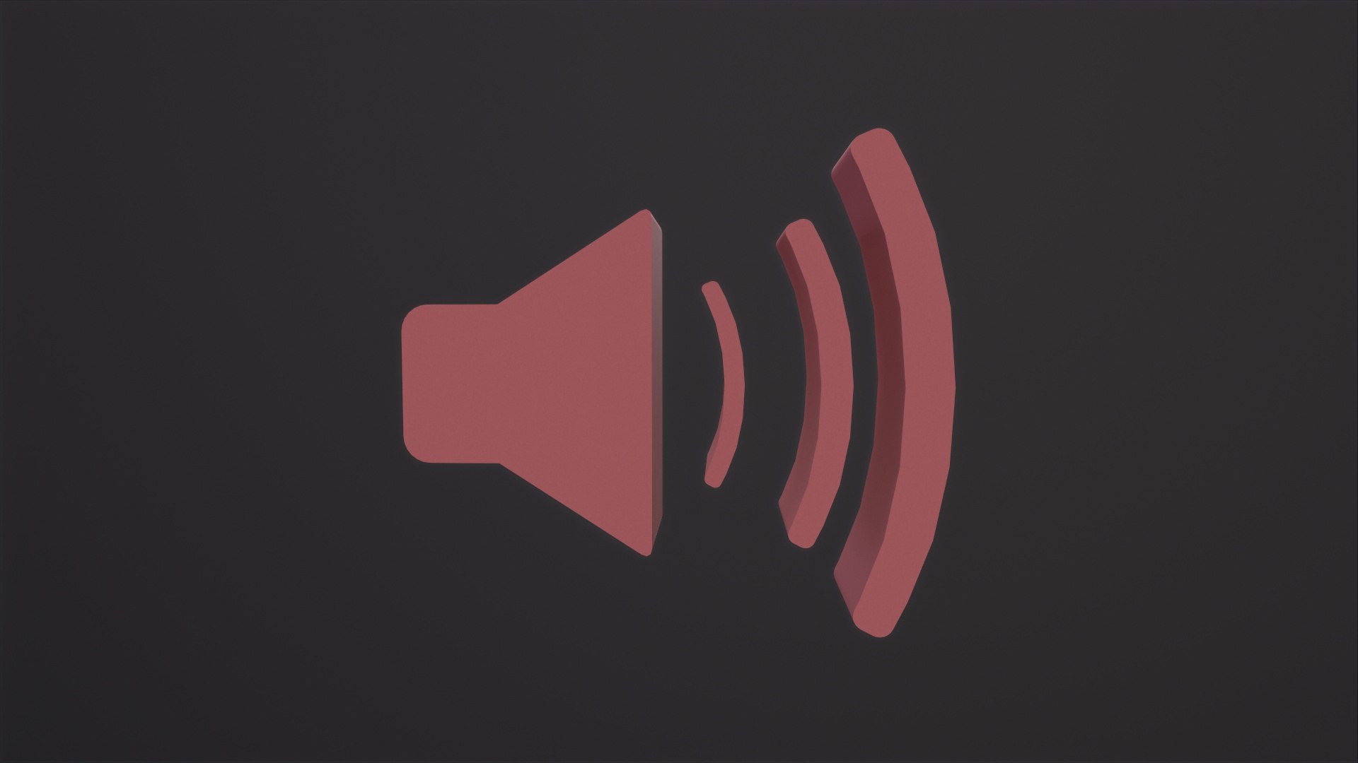 Web Icon Sound 3D Model - TurboSquid 2124586