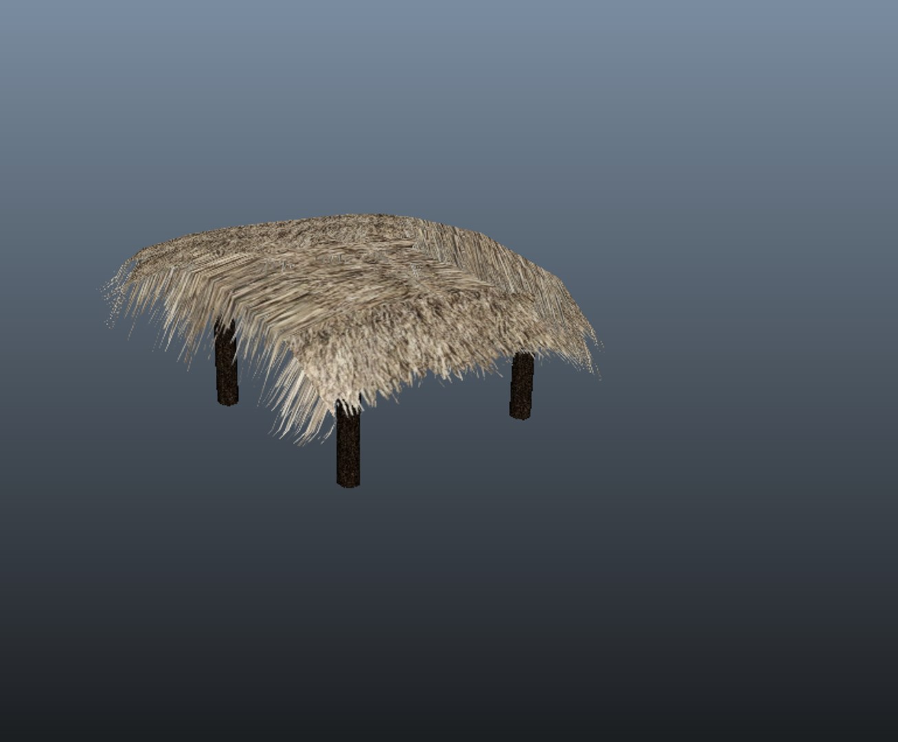 3d hay shade cover model