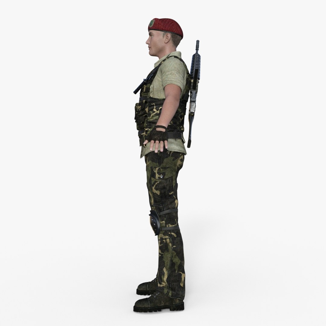 3D Realistic Soldier - TurboSquid 2146066