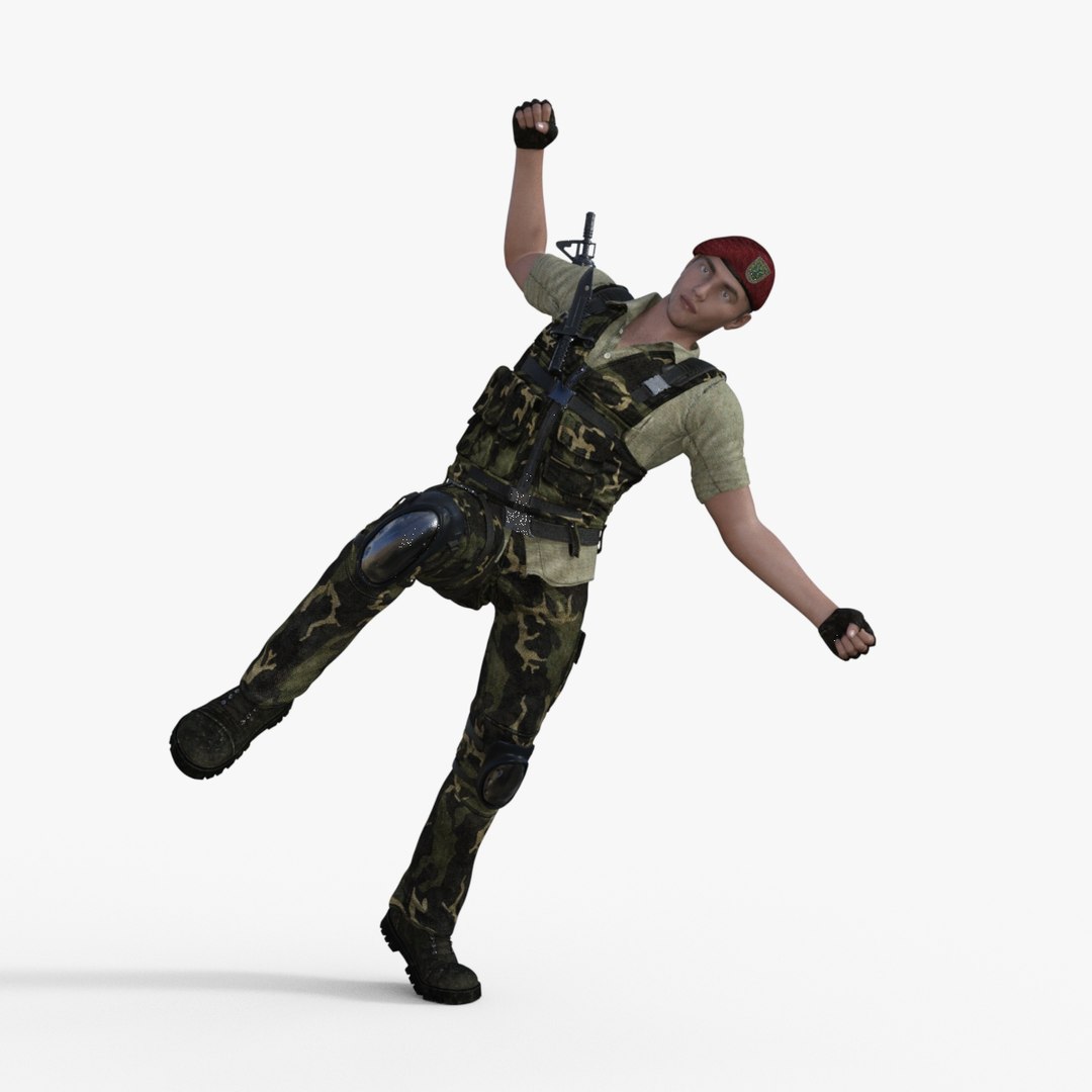 3D Realistic Soldier - TurboSquid 2146066