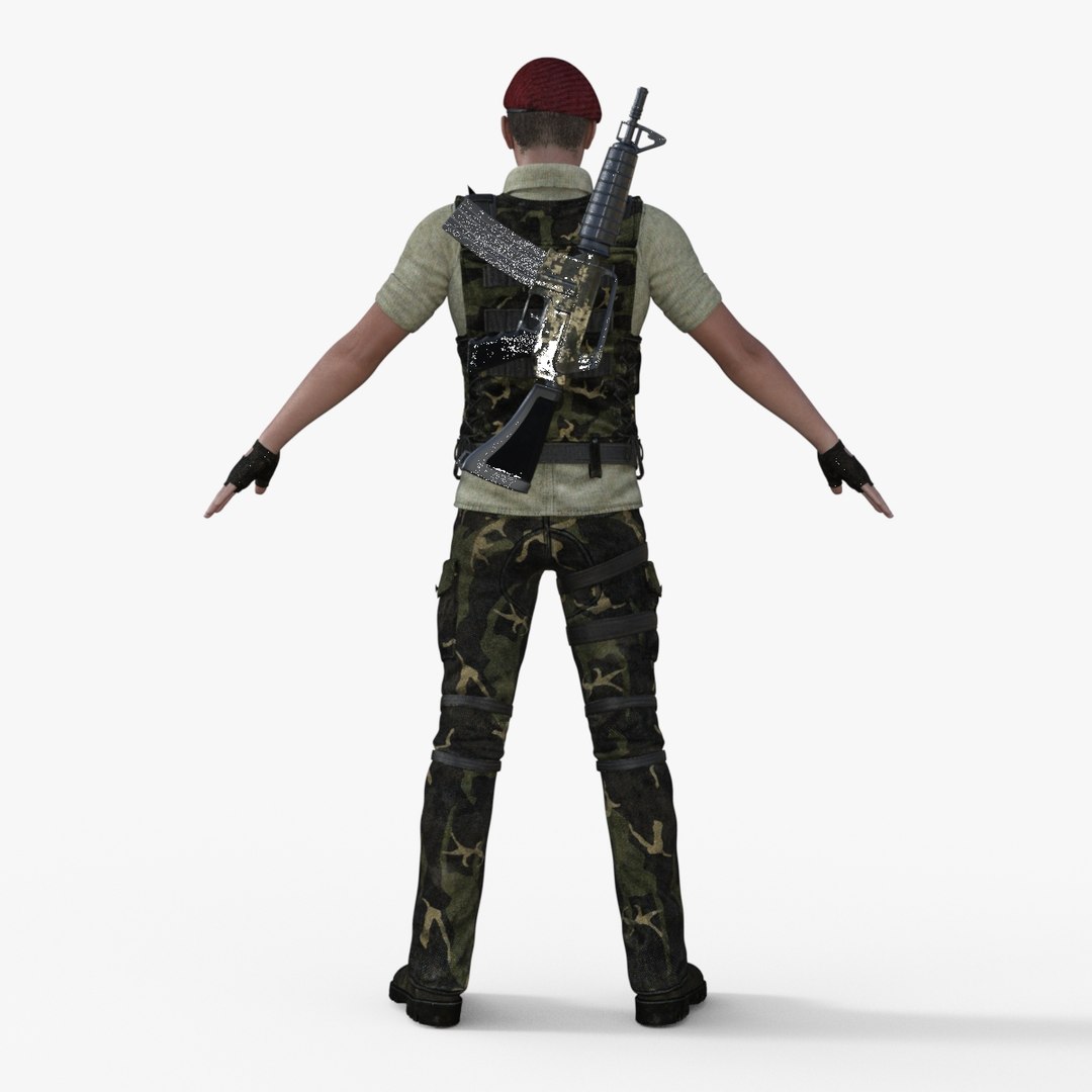 3D Realistic Soldier - TurboSquid 2146066