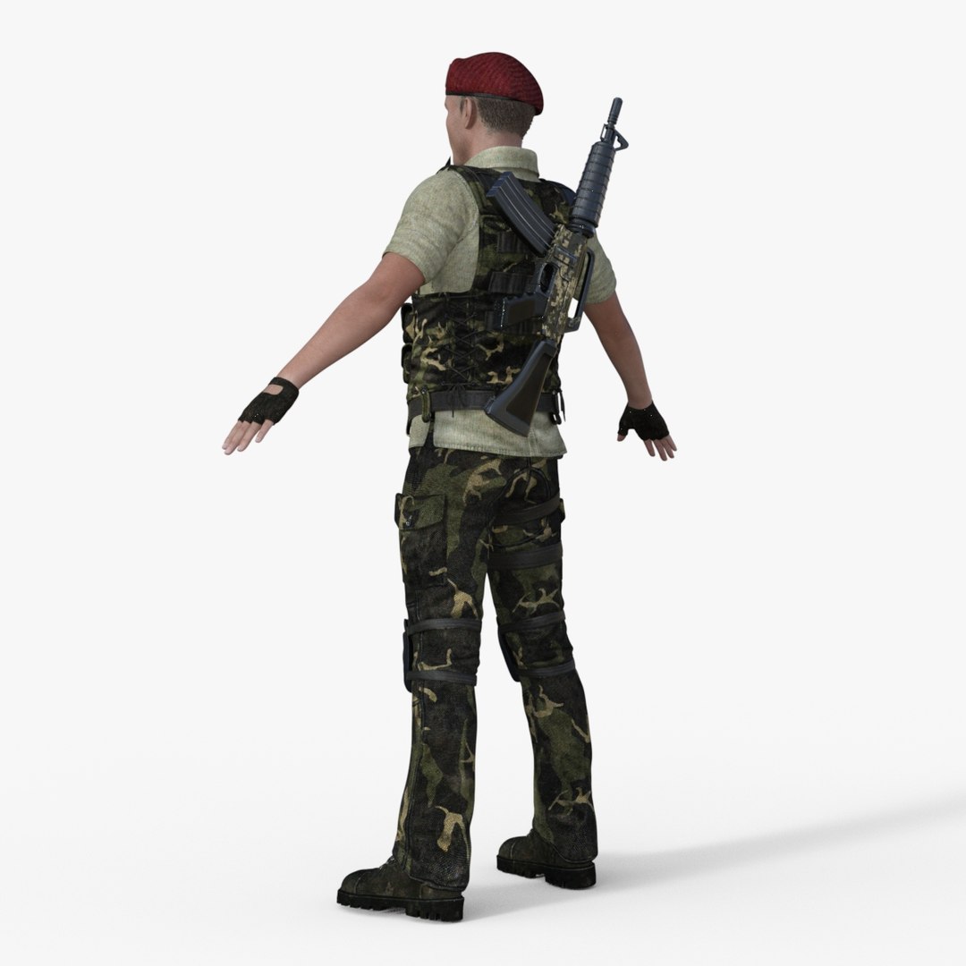 3D Realistic Soldier - TurboSquid 2146066