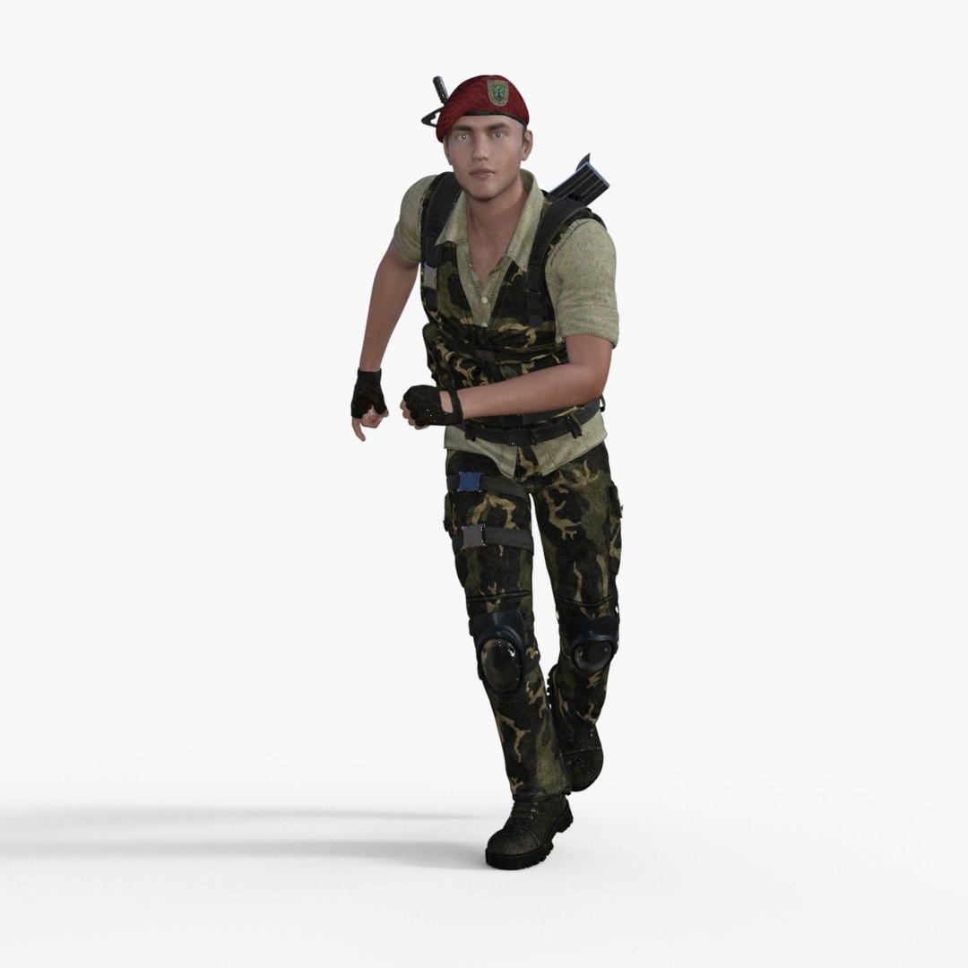3D Realistic Soldier - TurboSquid 2146066
