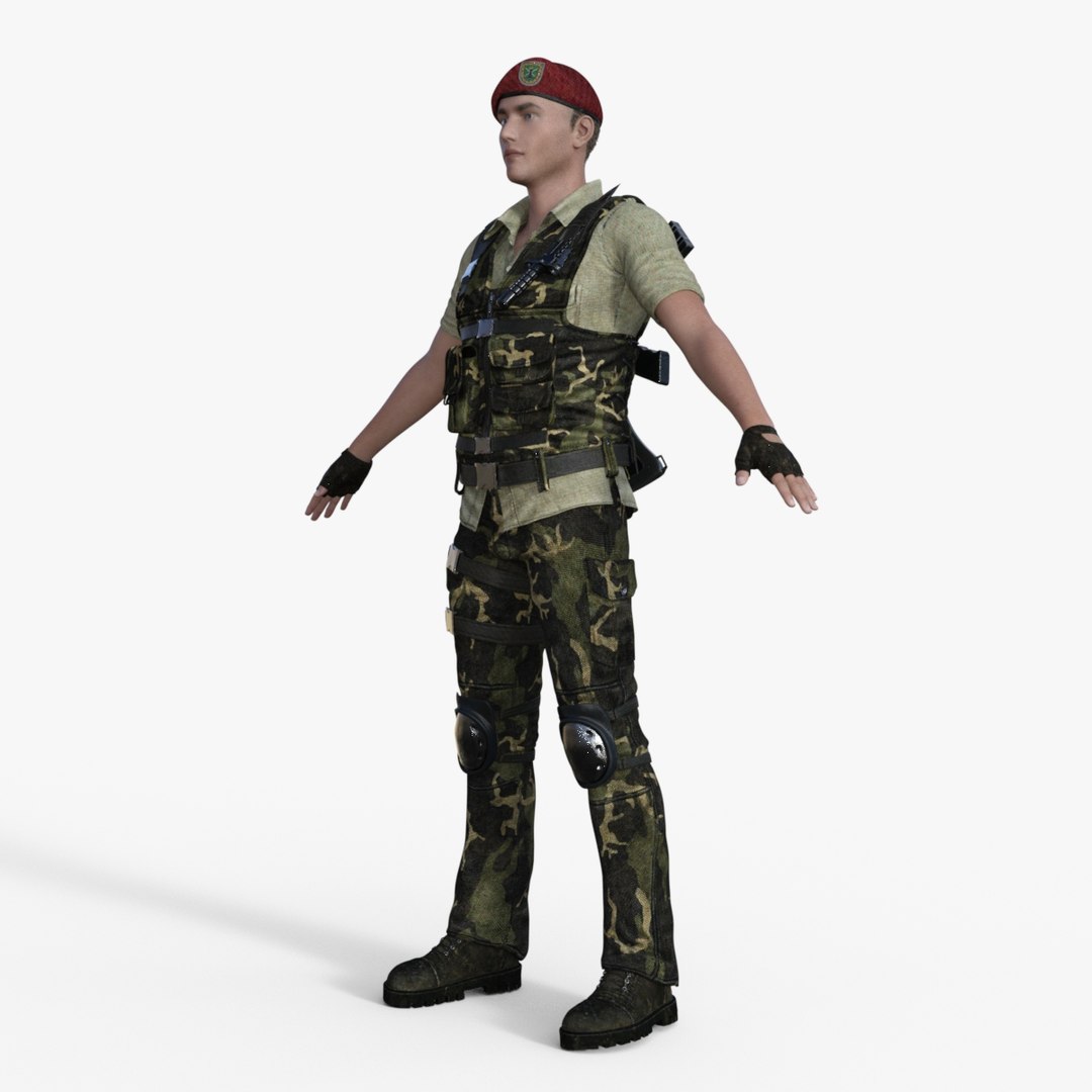 3D Realistic Soldier - TurboSquid 2146066
