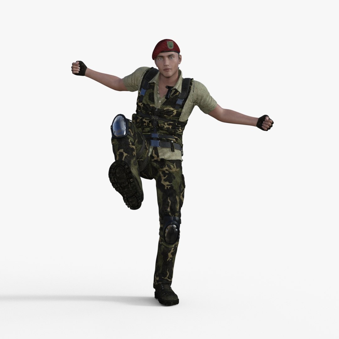 3D Realistic Soldier - TurboSquid 2146066