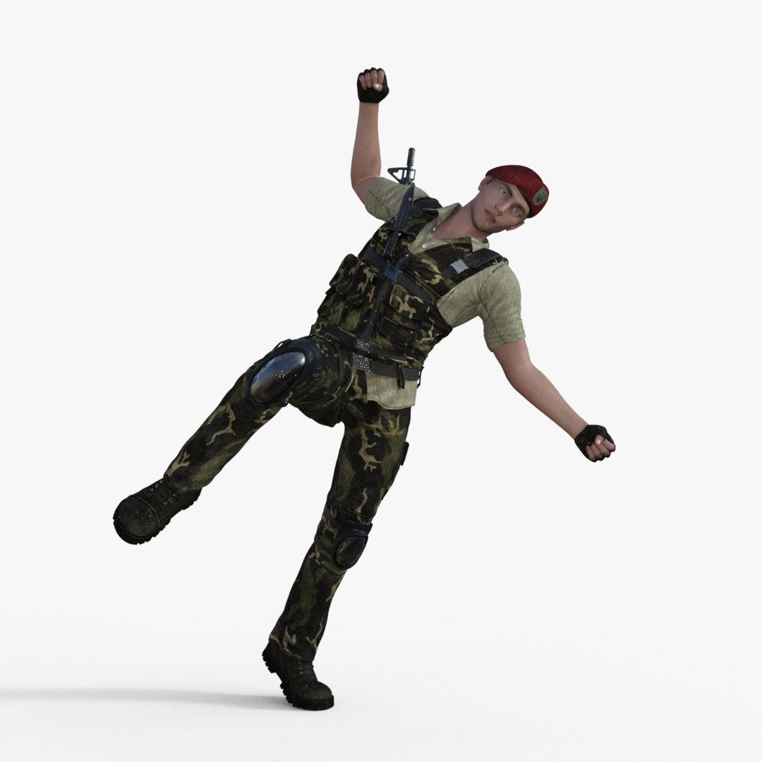 3D Realistic Soldier - TurboSquid 2146066