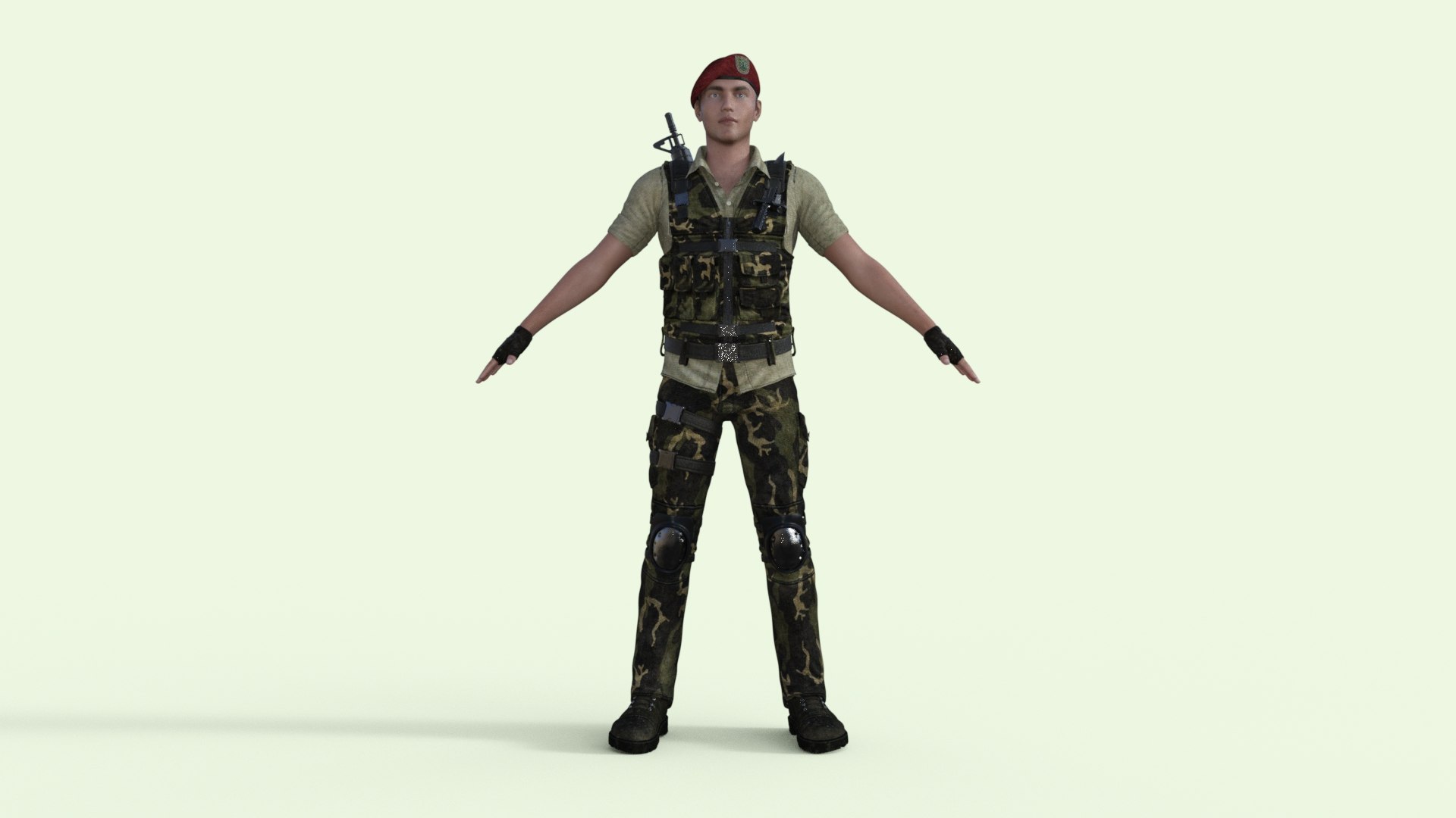 3D Realistic Soldier - TurboSquid 2146066