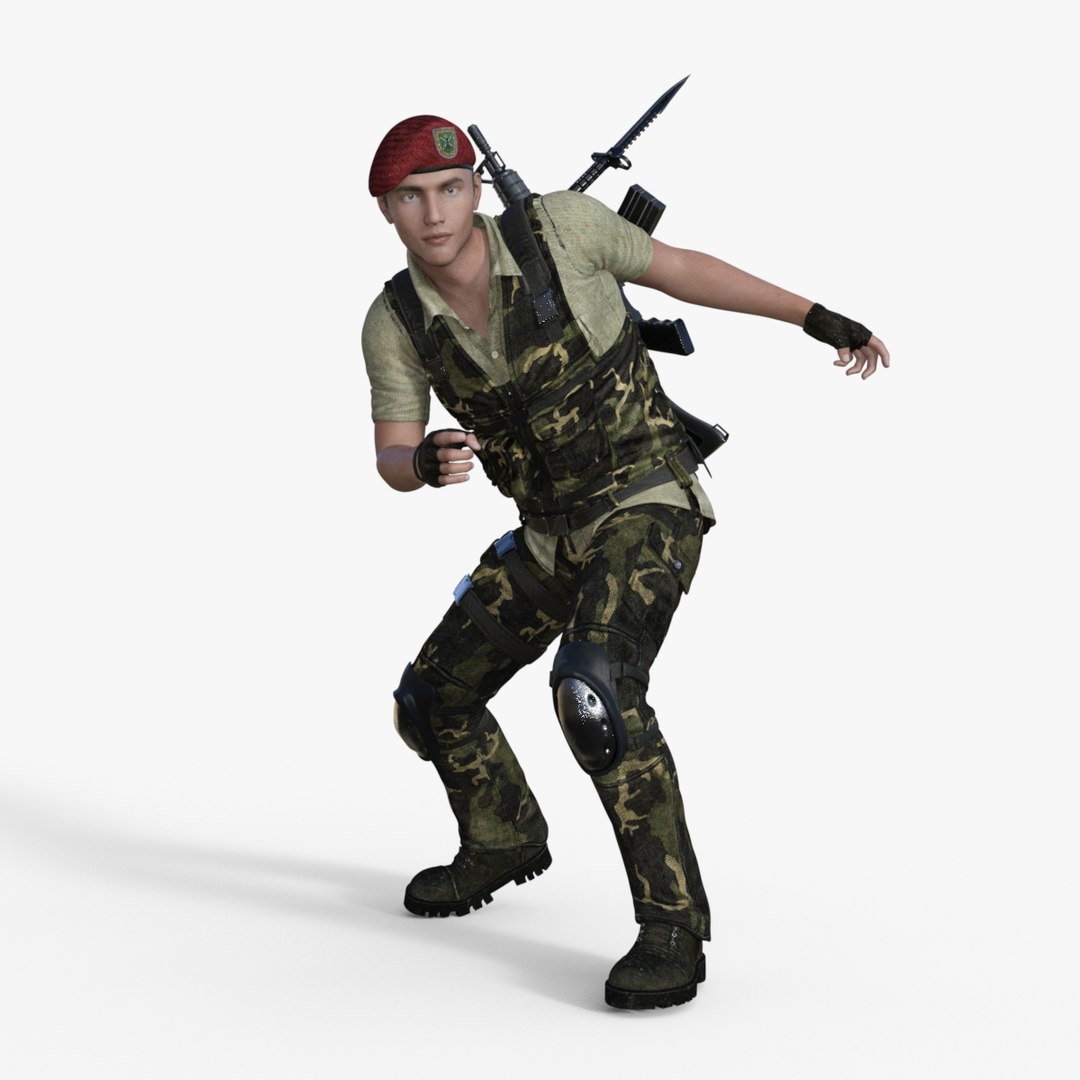 3D Realistic Soldier - TurboSquid 2146066