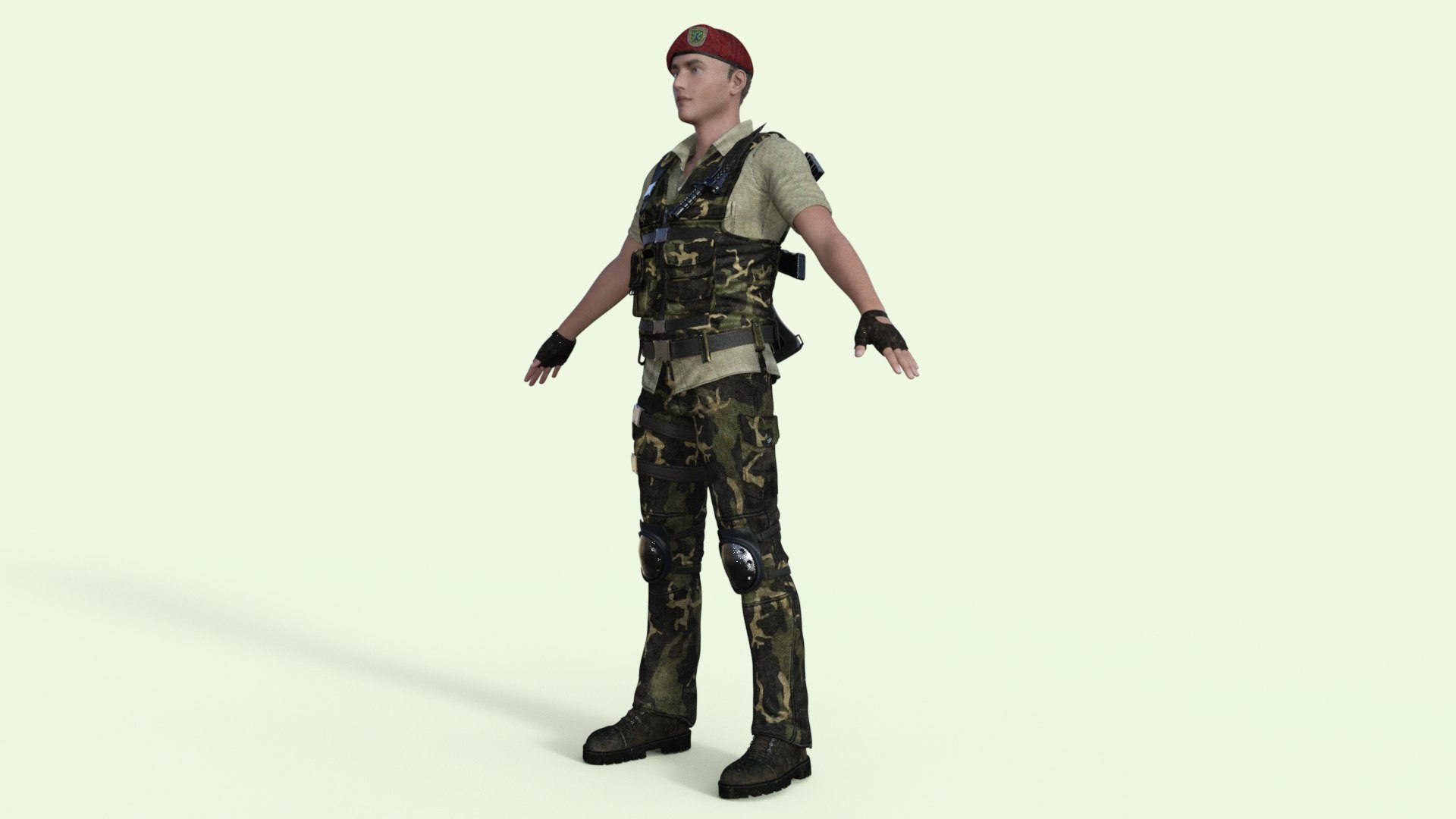 3D Realistic Soldier - TurboSquid 2146066