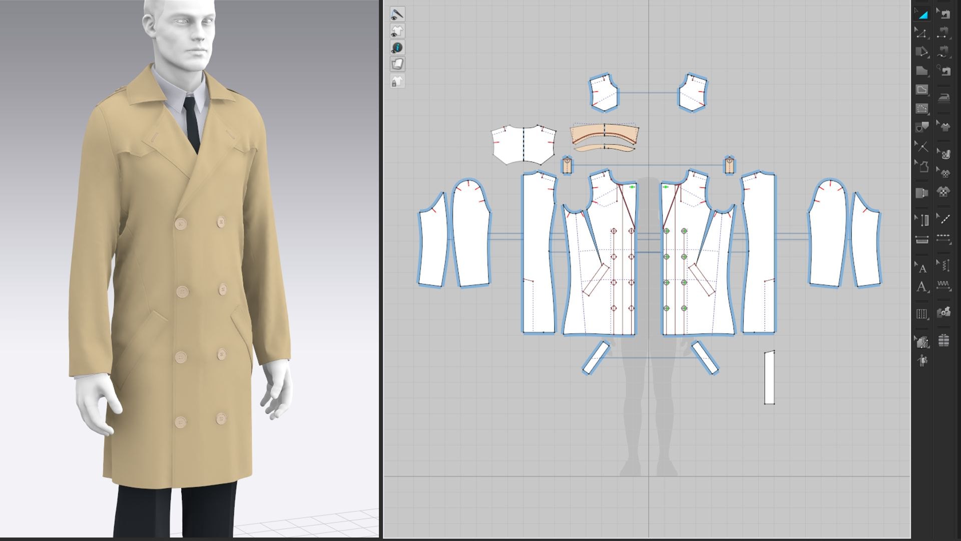 Trench Coat 3D Model - TurboSquid 1811066