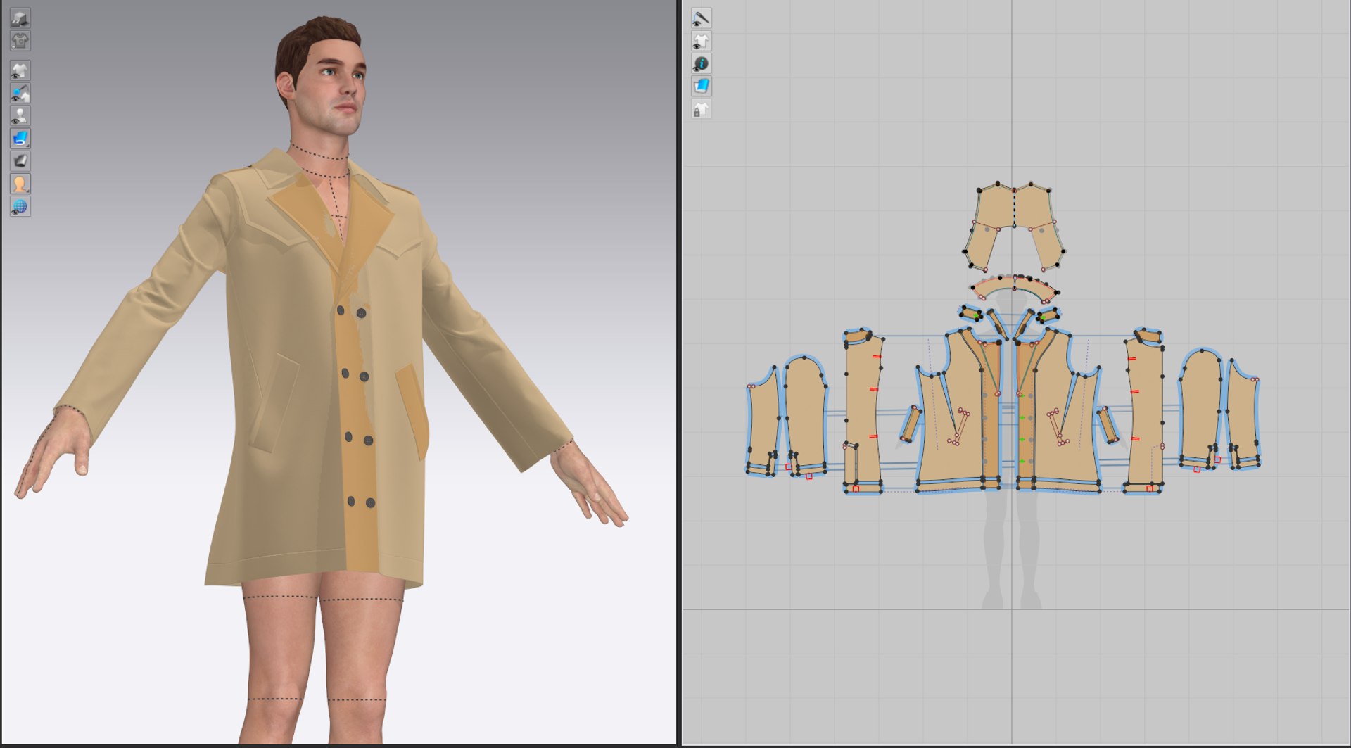 Trench Coat 3D model - TurboSquid 1811066