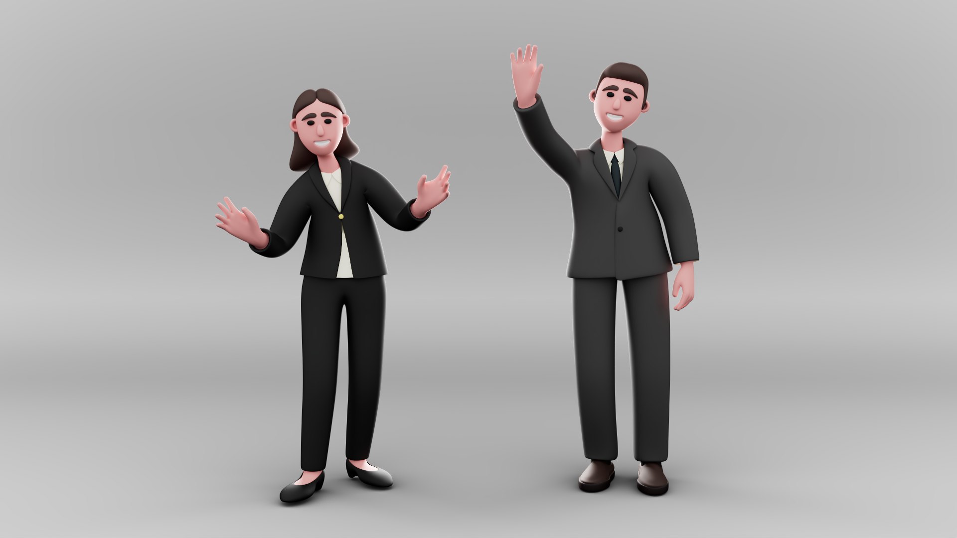 Businessmen - Rigged 3D Characters 12 Animations 3D - TurboSquid 2072757