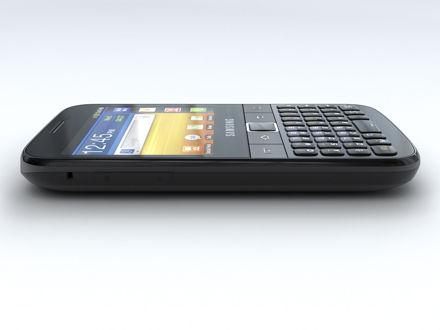 samsung galaxy y pro 3d model