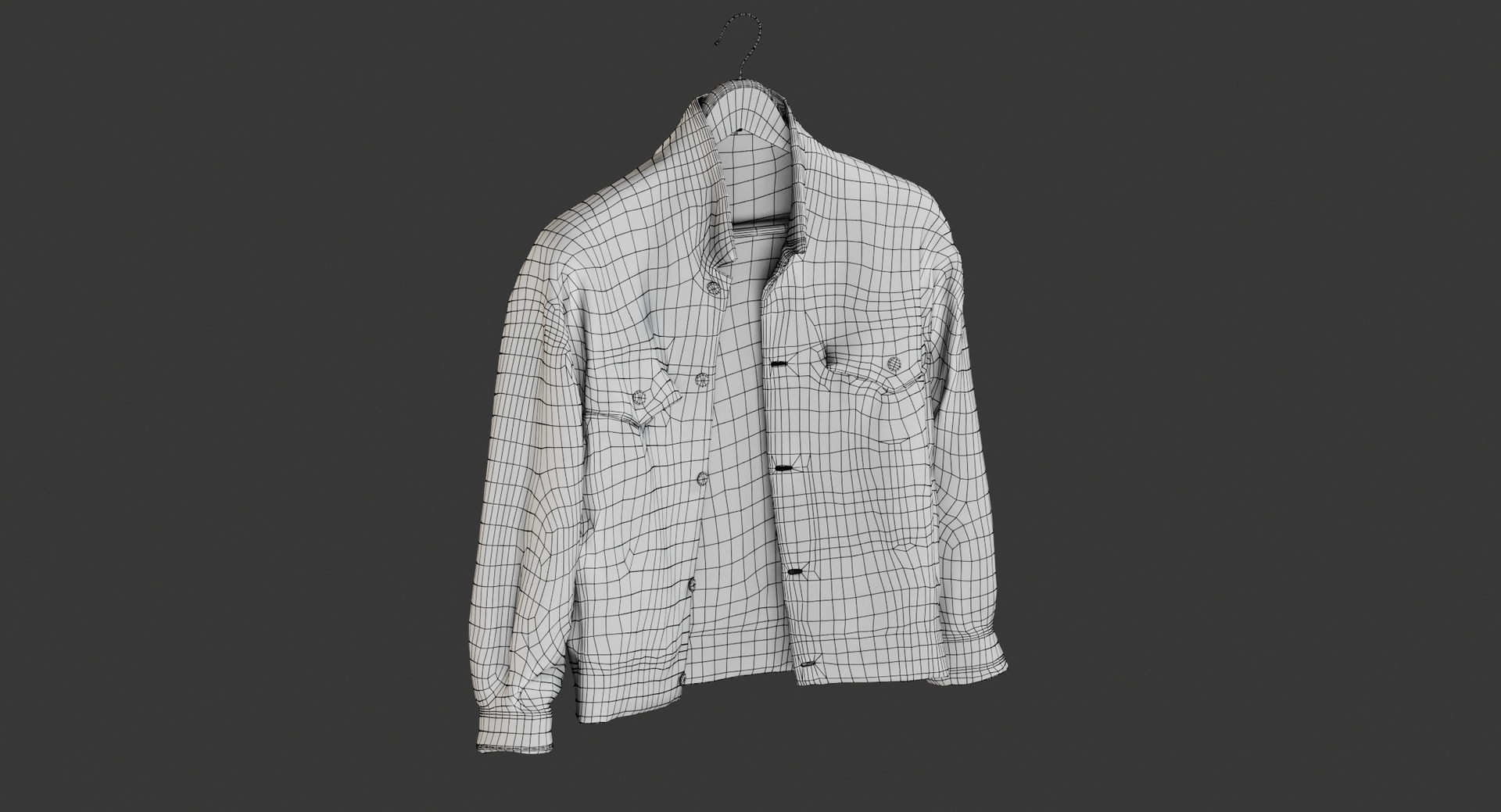 Realistic Jean Jacket 2 3D Model - TurboSquid 1467570